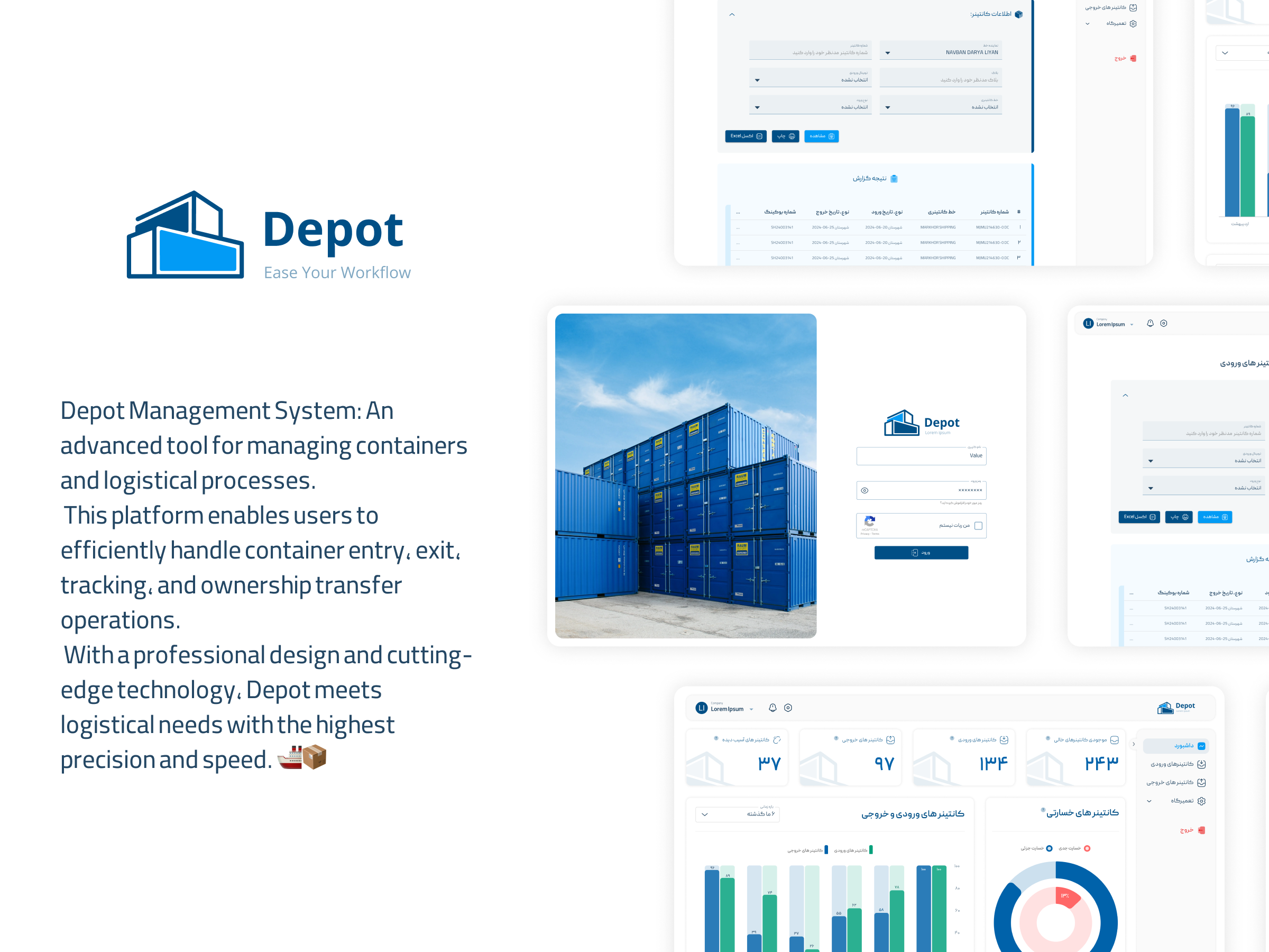 Depot Dashboard by Amin Barzegar on Dribbble