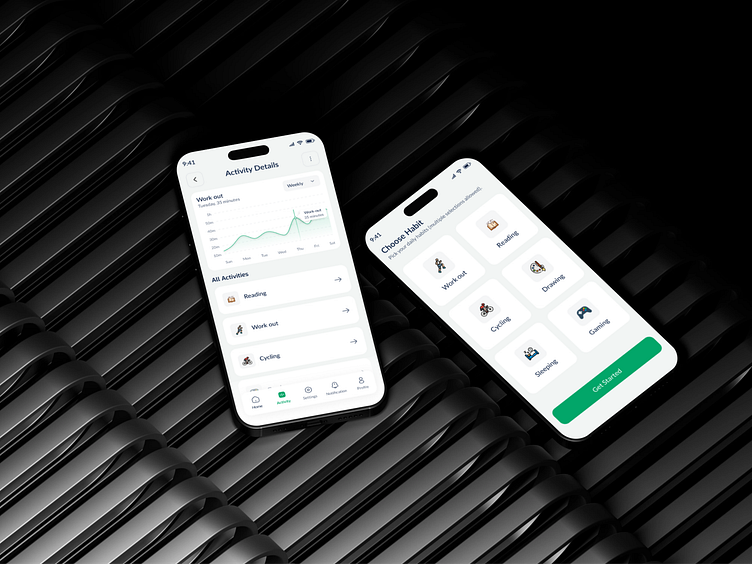 Habit tracker mobile application by Sudarsan Roy on Dribbble Habit tracker mobile application by Sudarsan Roy on Dribbble