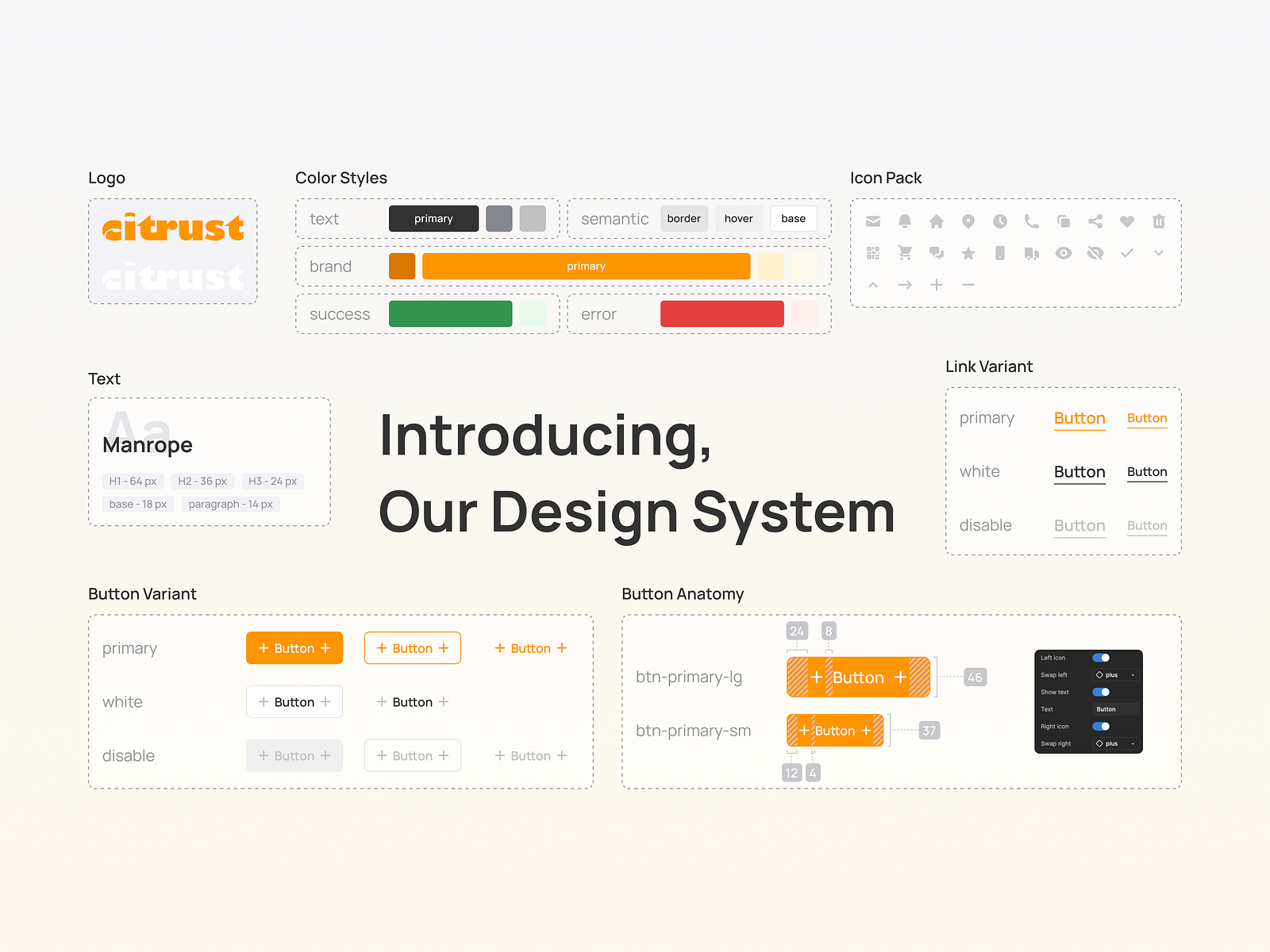 Citrust | Design System by Dhia Safa Helga on Dribbble