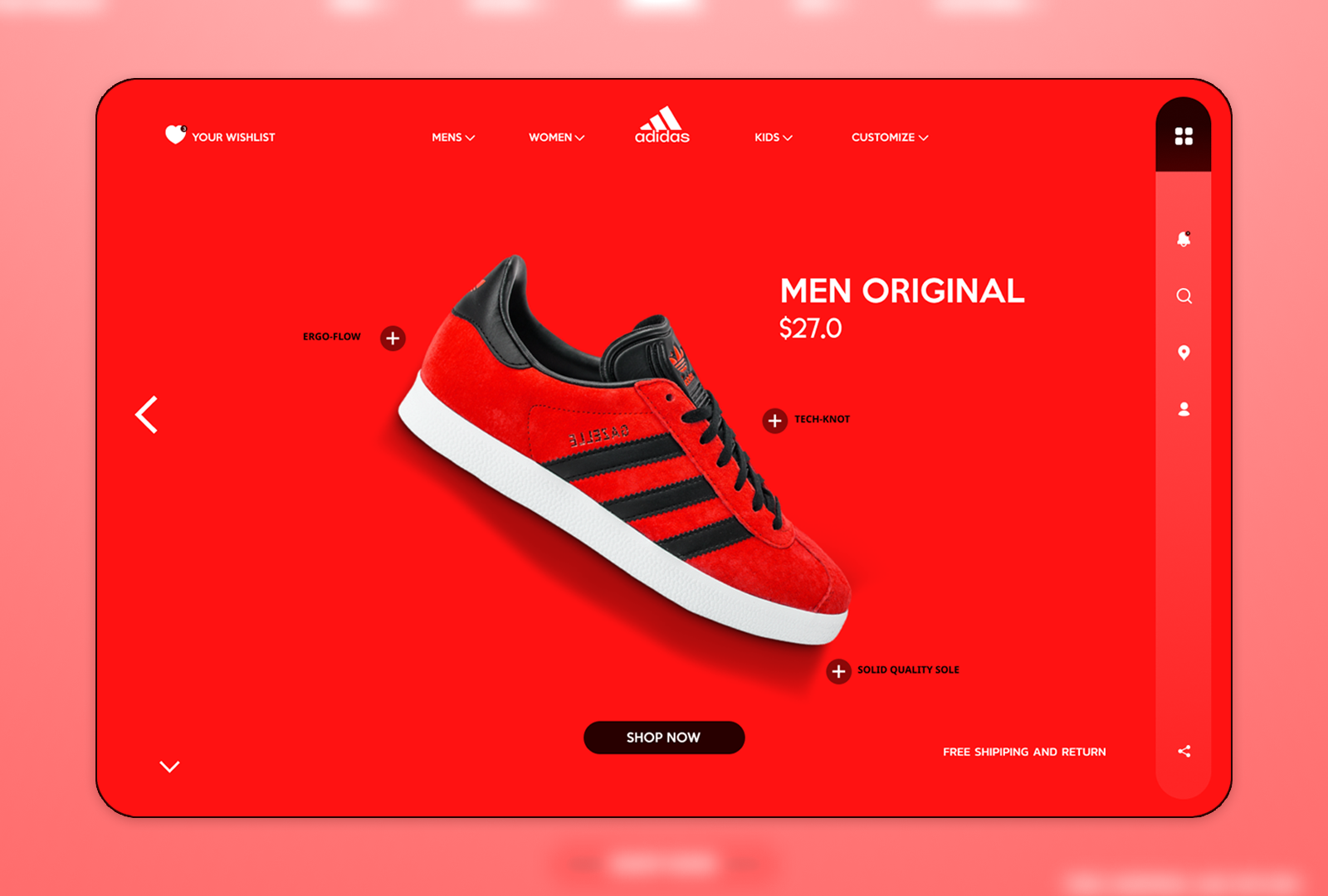 Adidas Website UI Design by Muhammad Wasif on Dribbble