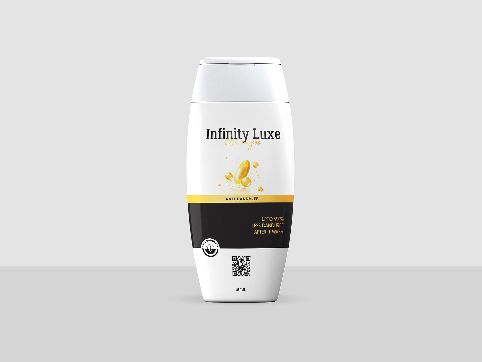 Infinity Luxe Shampoo Packaging Product Design by Star Graph on Dribbble