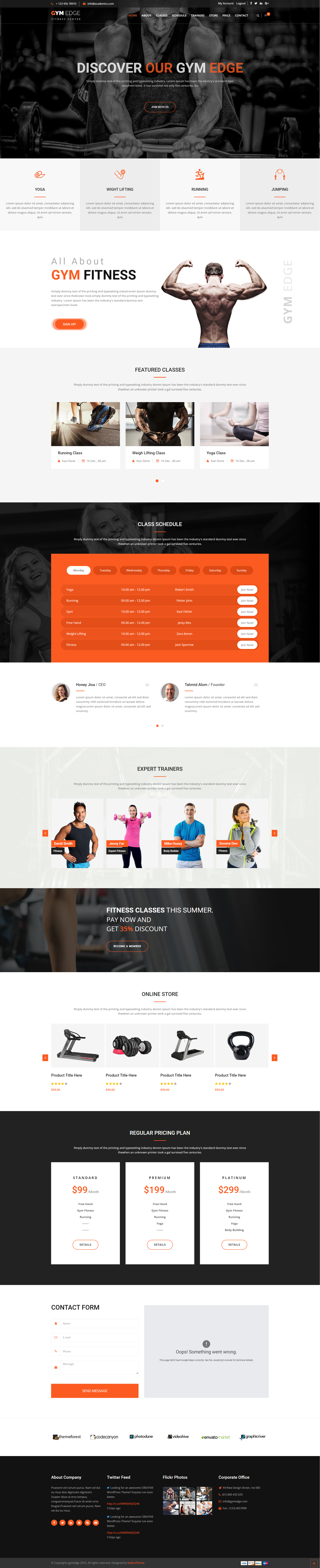 Modern Health and Fitness Website Design for Gyms and Trainers by Eluminar Digital Agency on ...