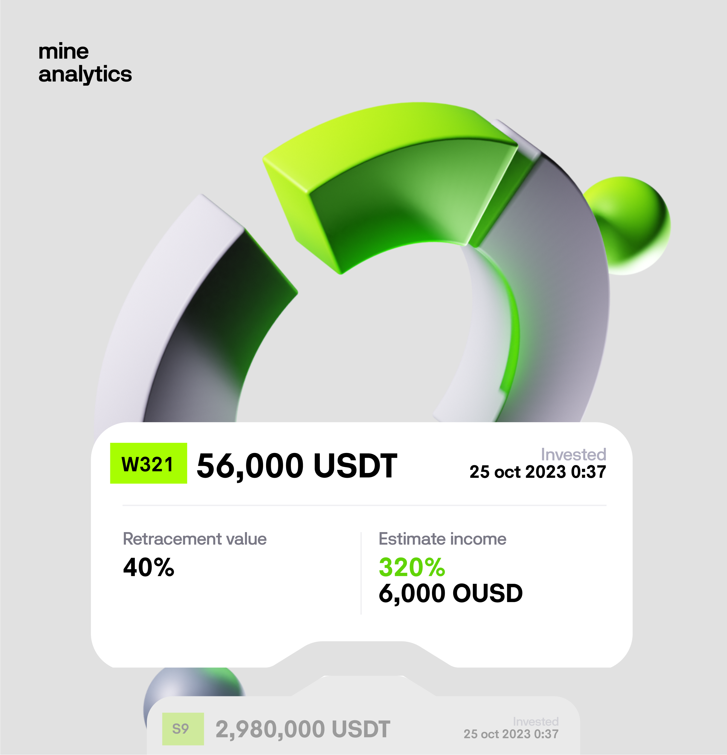 Crypto invest app. 3d motion graphic by Bproject on Dribbble