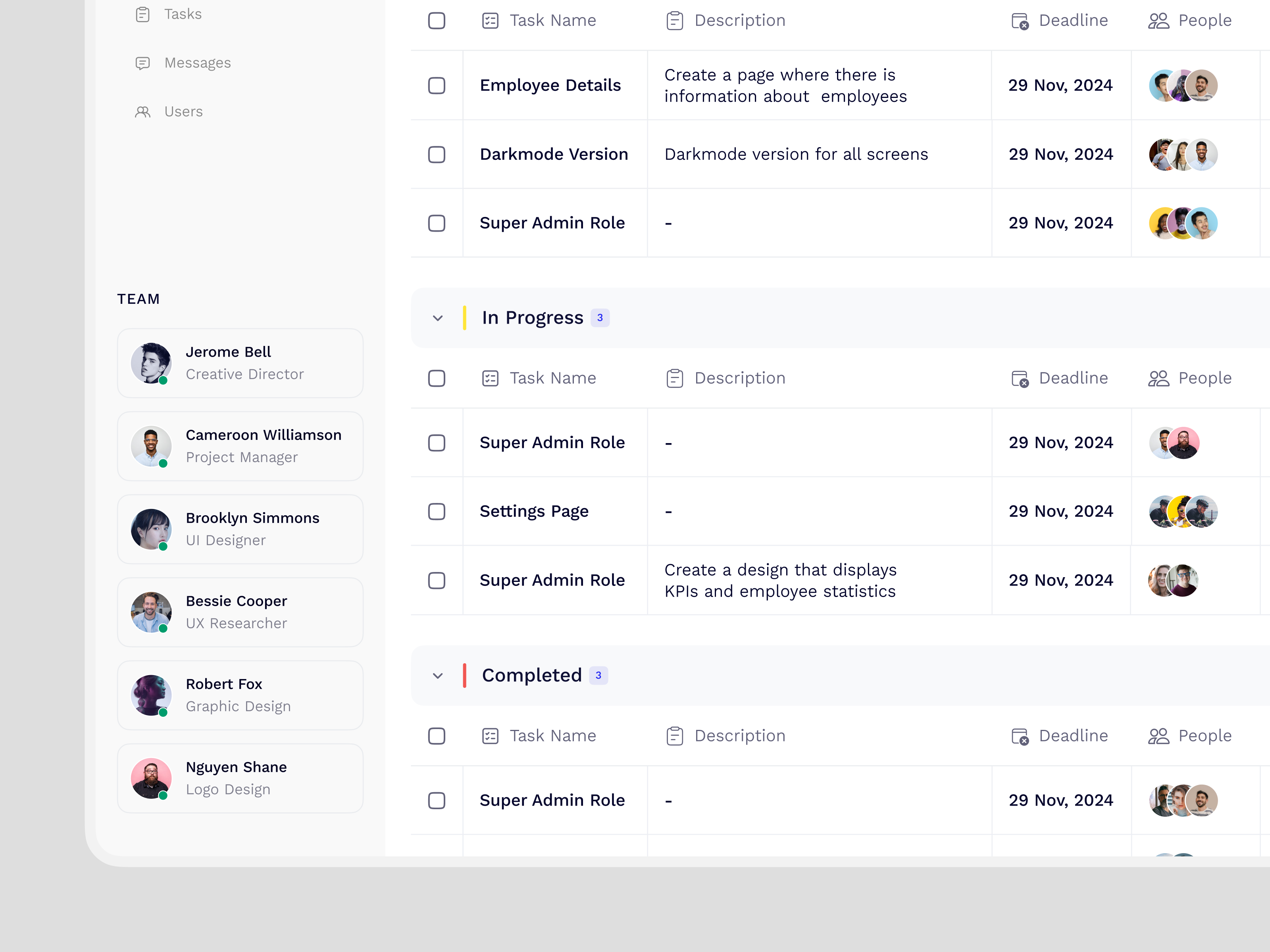 Task And Project Management Dashboard Design By Md Abdur Rouf On Dribbble 