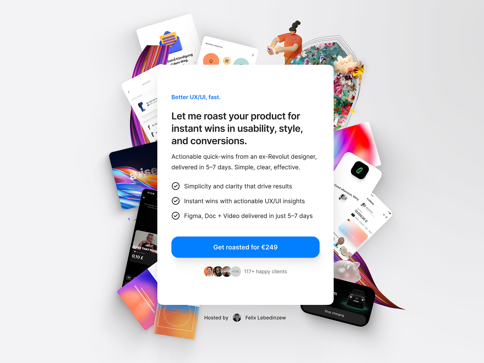 Buy now modal by Felix Lebedinzew on Dribbble