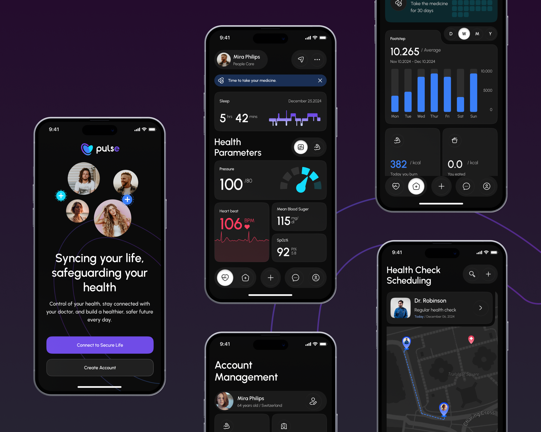 Pulse - Health Tracking by DesiznLab Studio on Dribbble