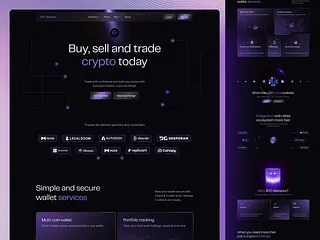 Browse thousands of Crypto Website images for design inspiration | Dribbble