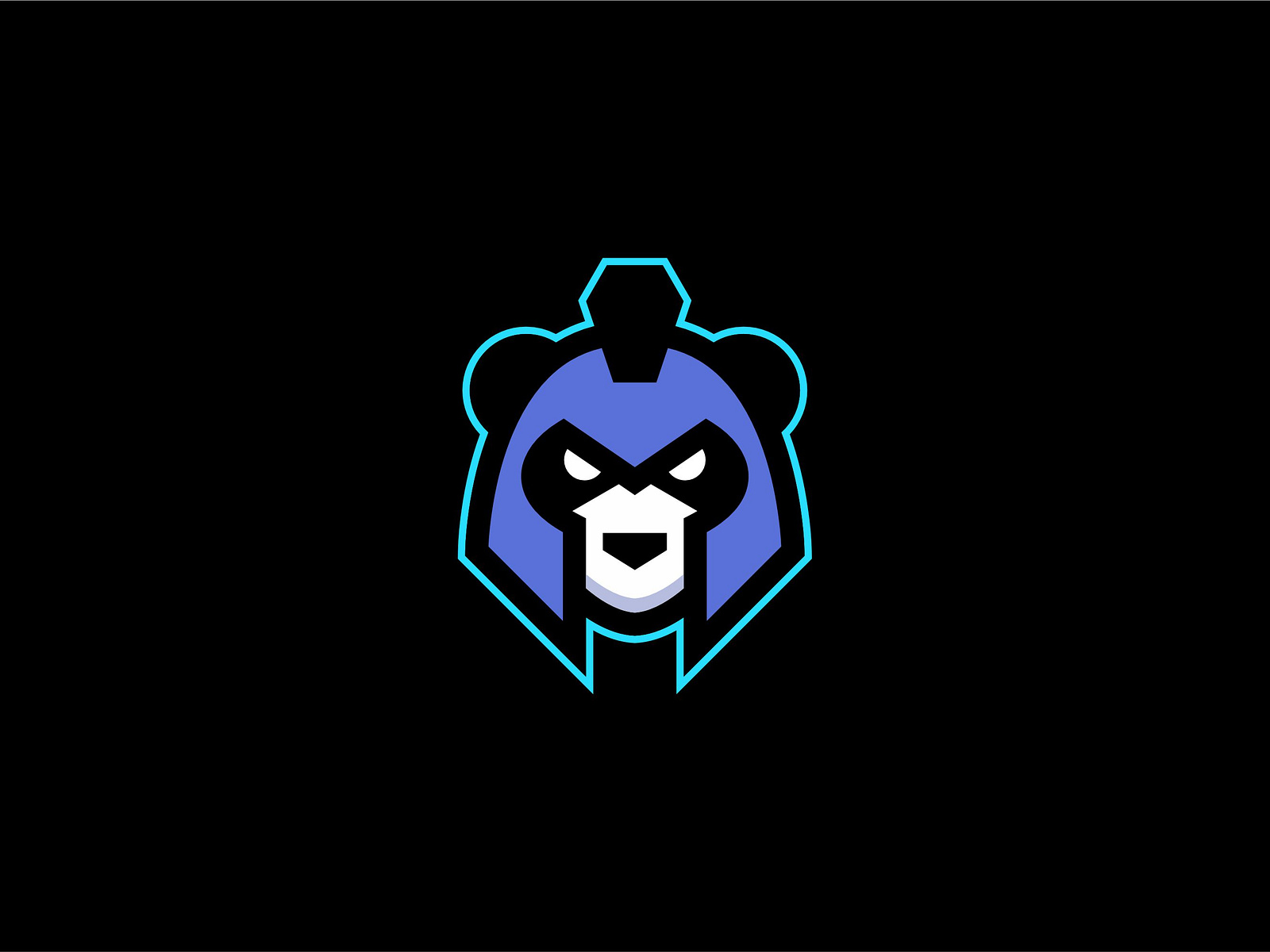Spartan Panda Logo by RicoRilla on Dribbble