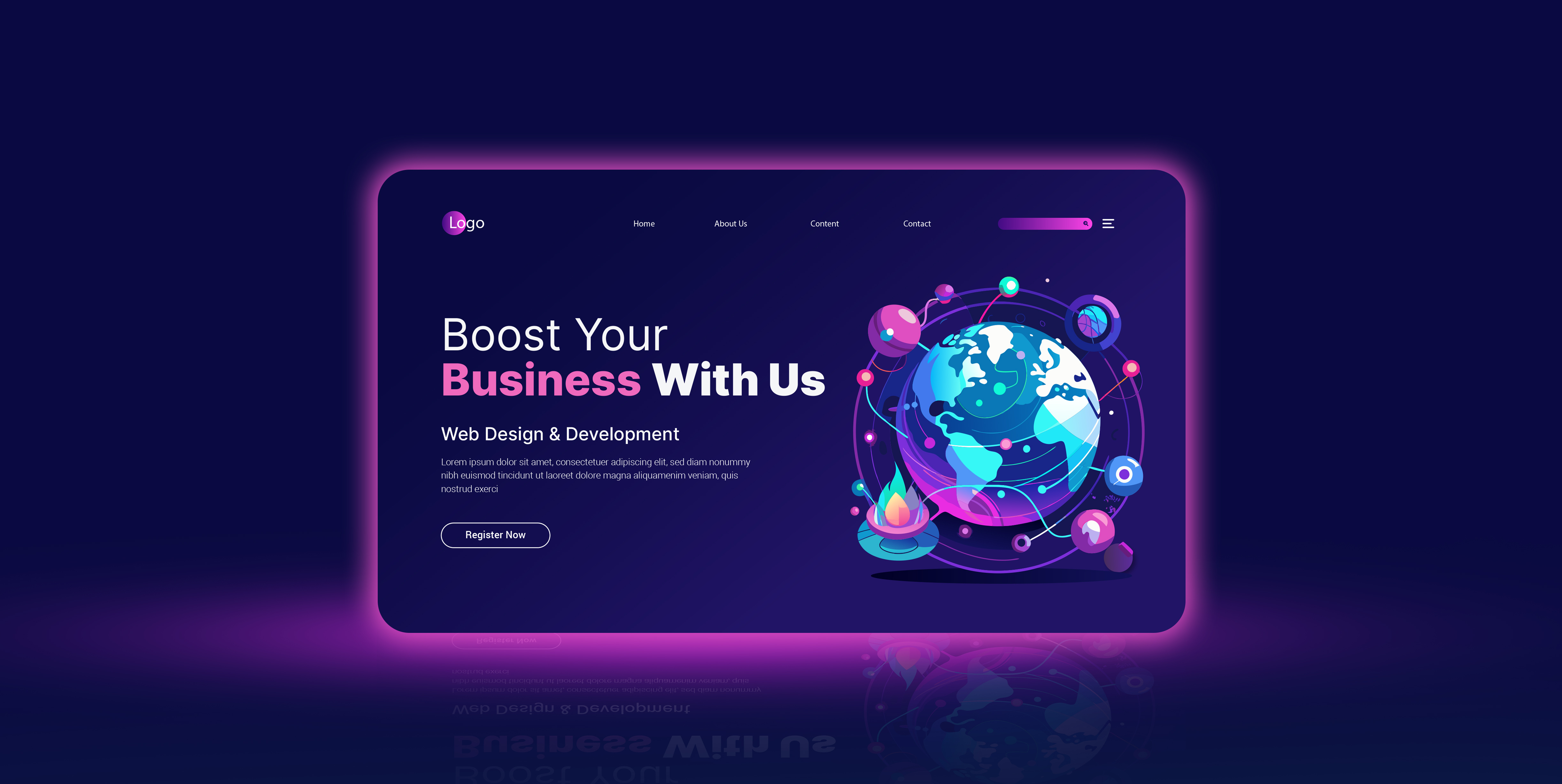 Thumbnail web banner ui design mockup template by Grapizart on Dribbble