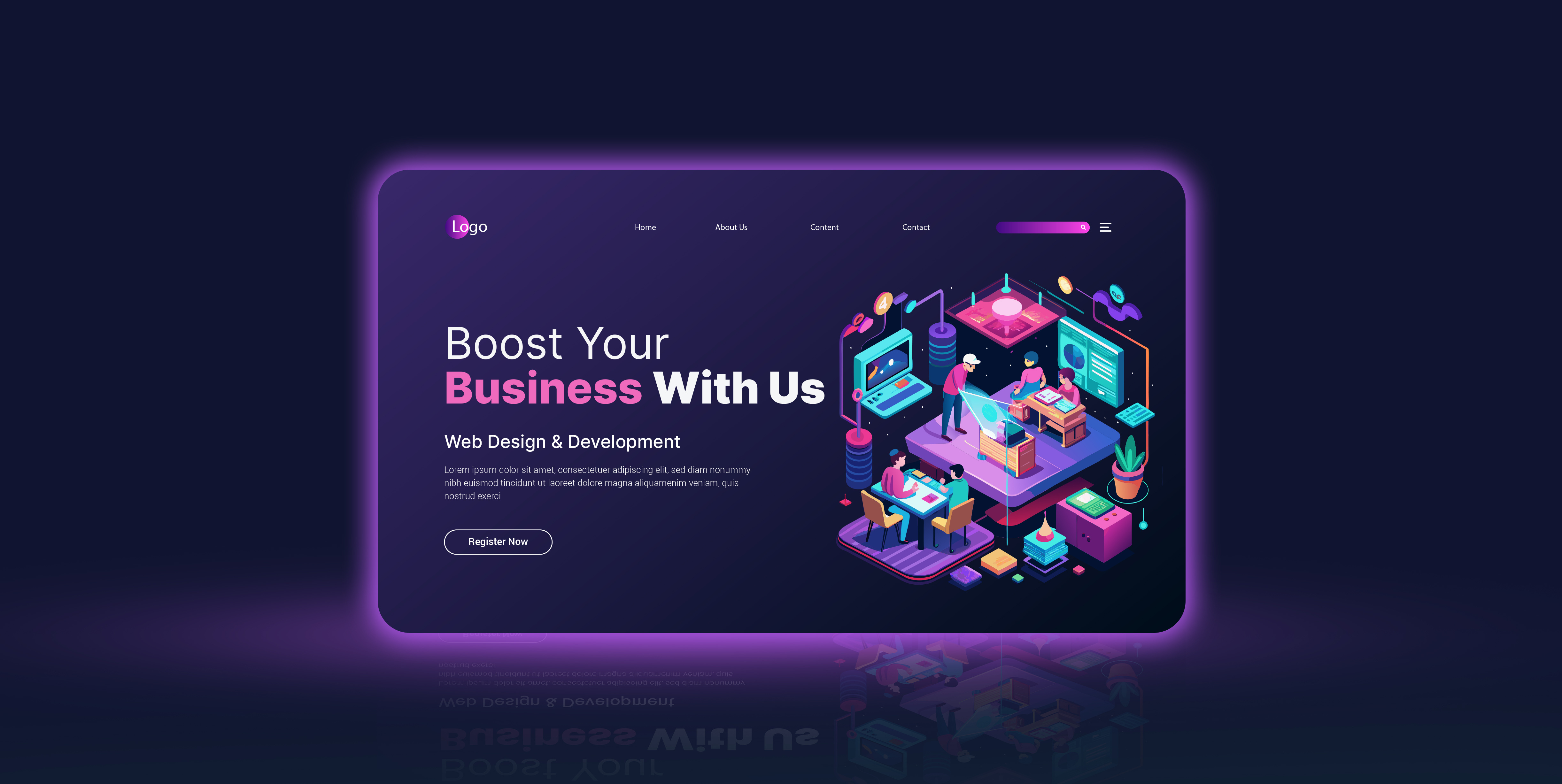 Thumbnail web banner ui design mockup template by Grapizart on Dribbble