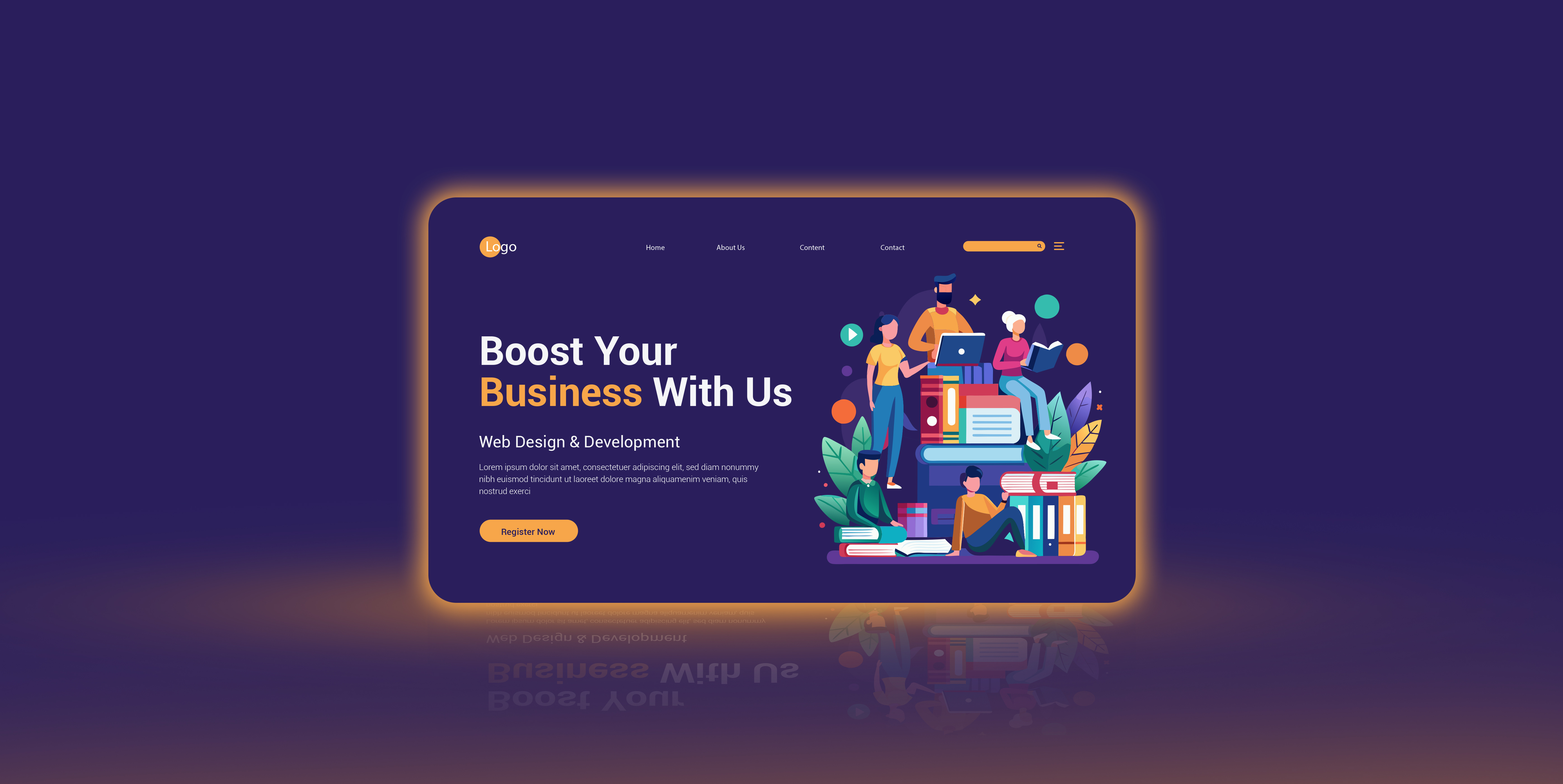 Thumbnail web banner ui design mockup template by Grapizart on Dribbble
