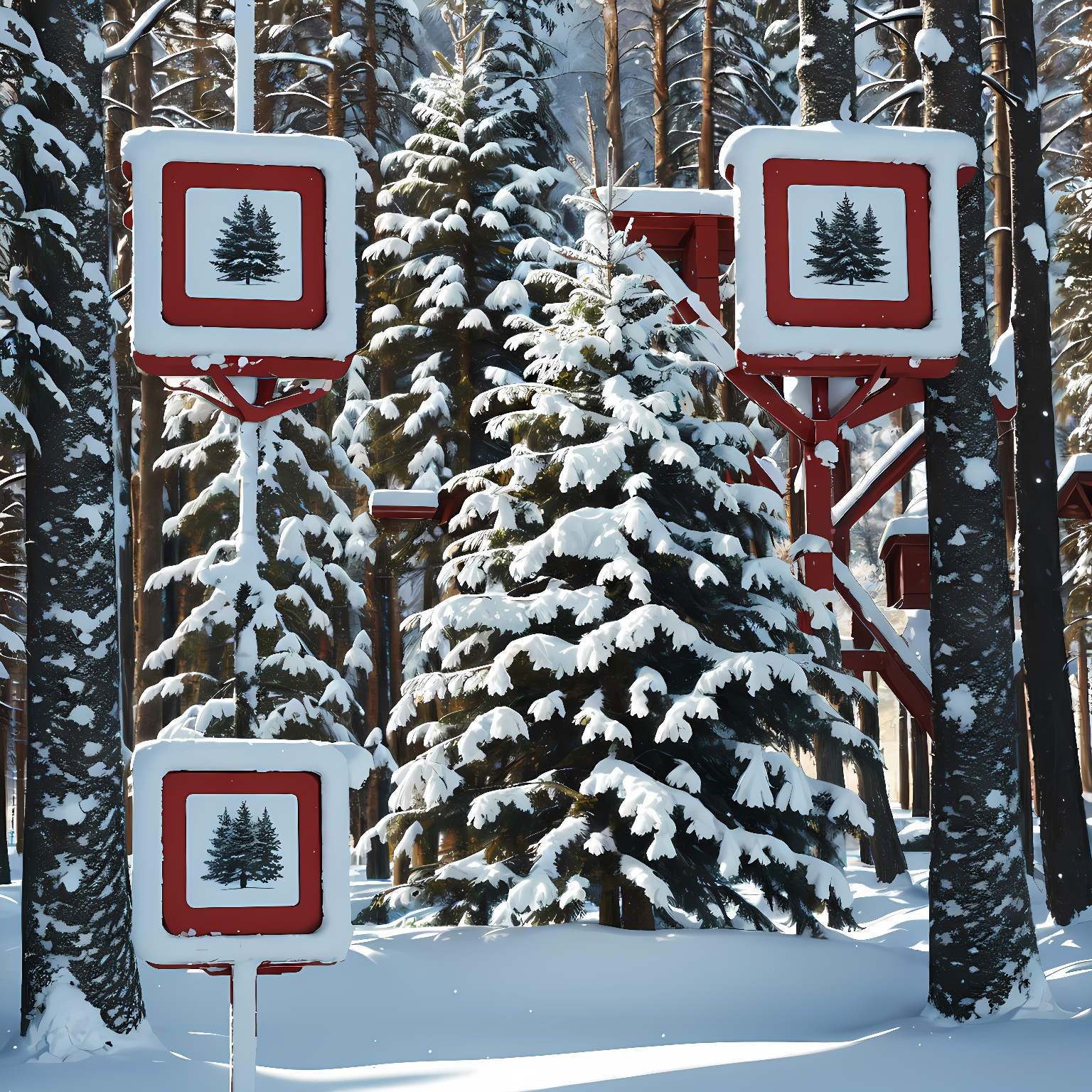 Winter Wonderland: Festive AI Art QR Code by Oksana on Dribbble
