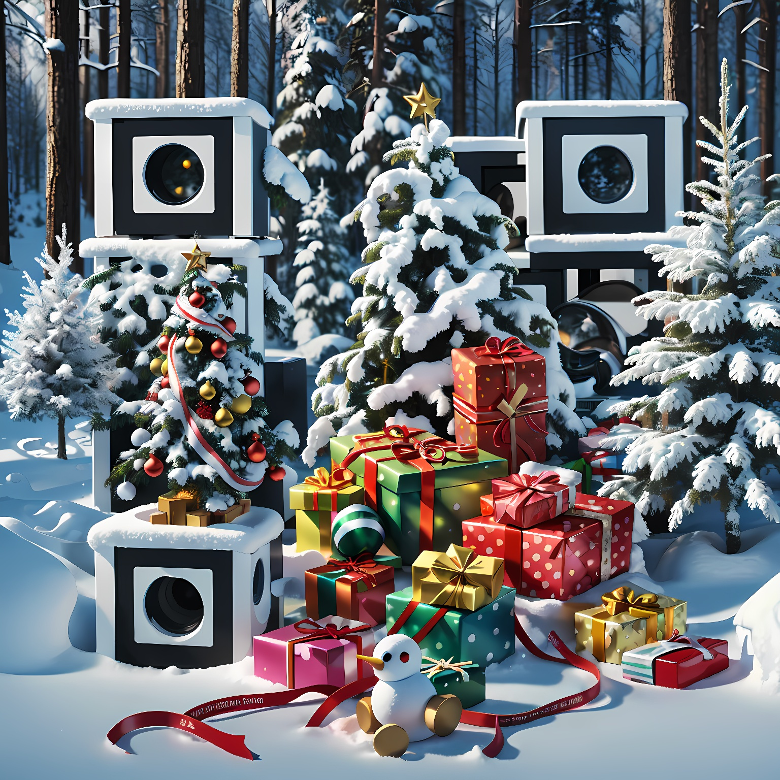 Winter Wonderland: Festive AI Art QR Code by Oksana on Dribbble