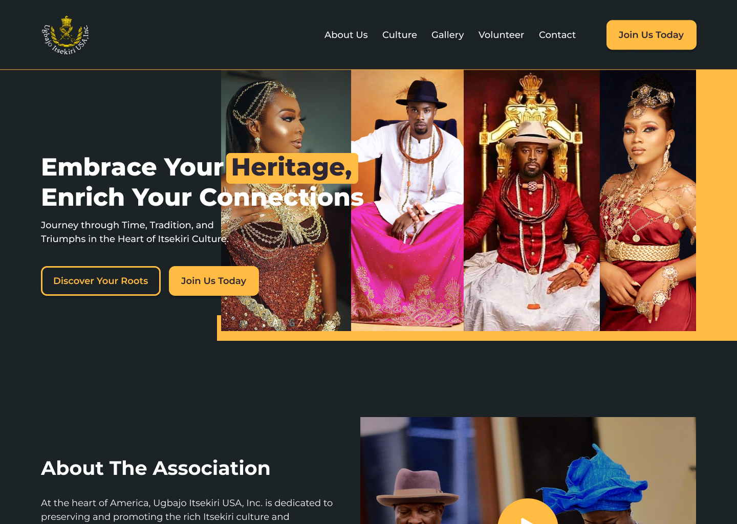 African Community Website by Shola Bello on Dribbble