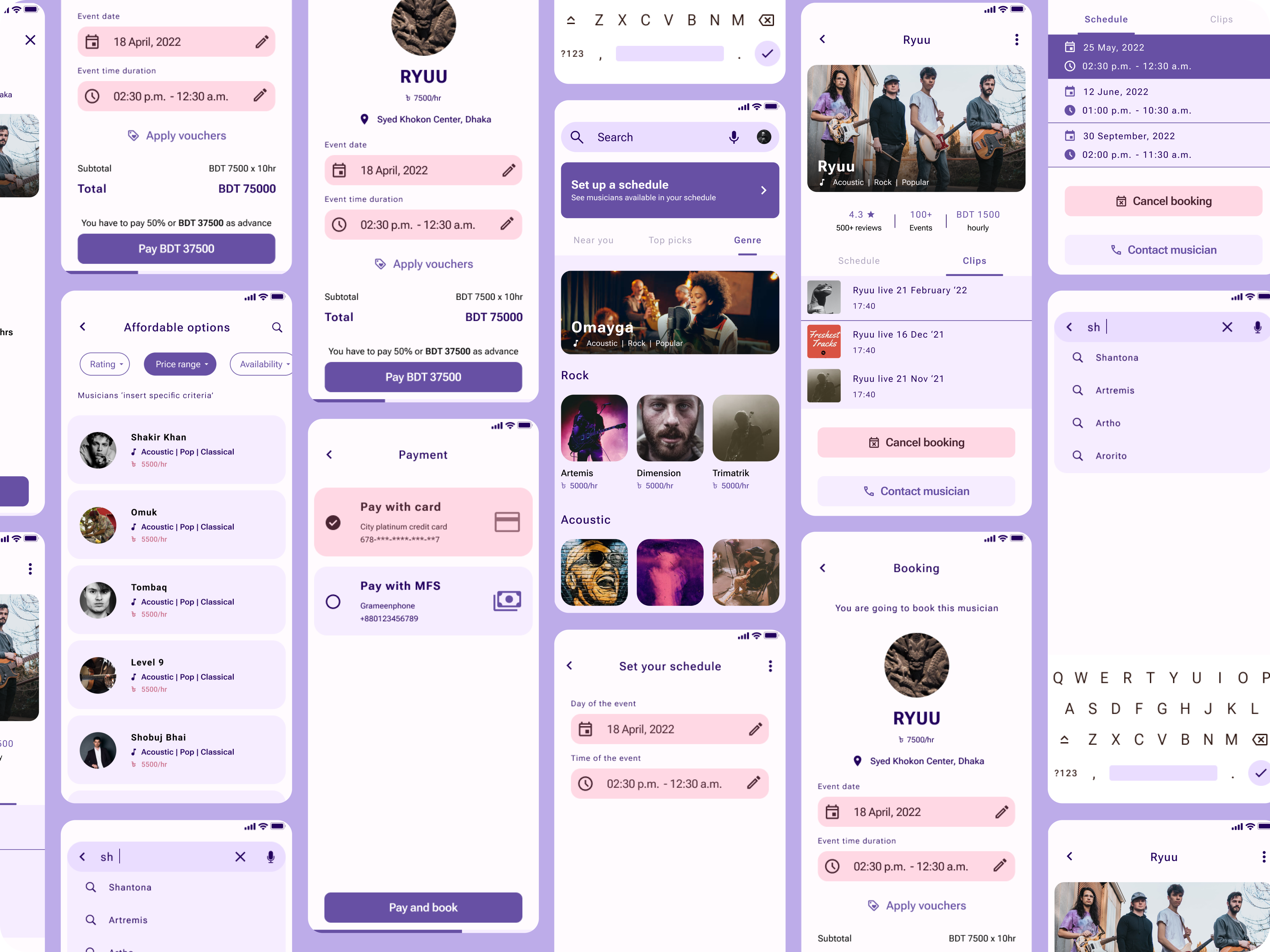 Bells 'n Chimes: A Musician Finding App (UX Case Study) by Raisul Haque ...