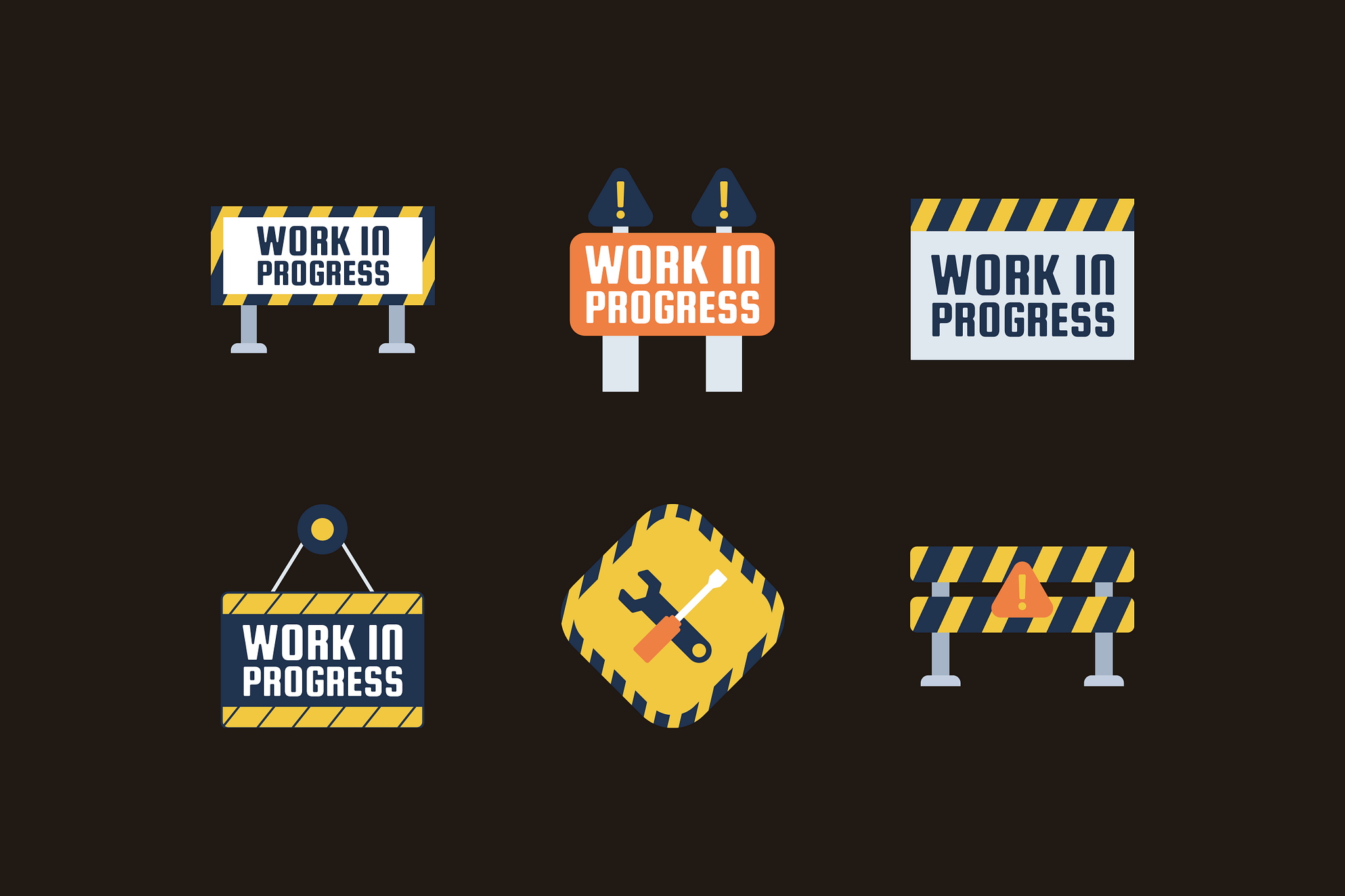 Work In Progress Illustrations 🚧 by Giri Hudakusuma on Dribbble