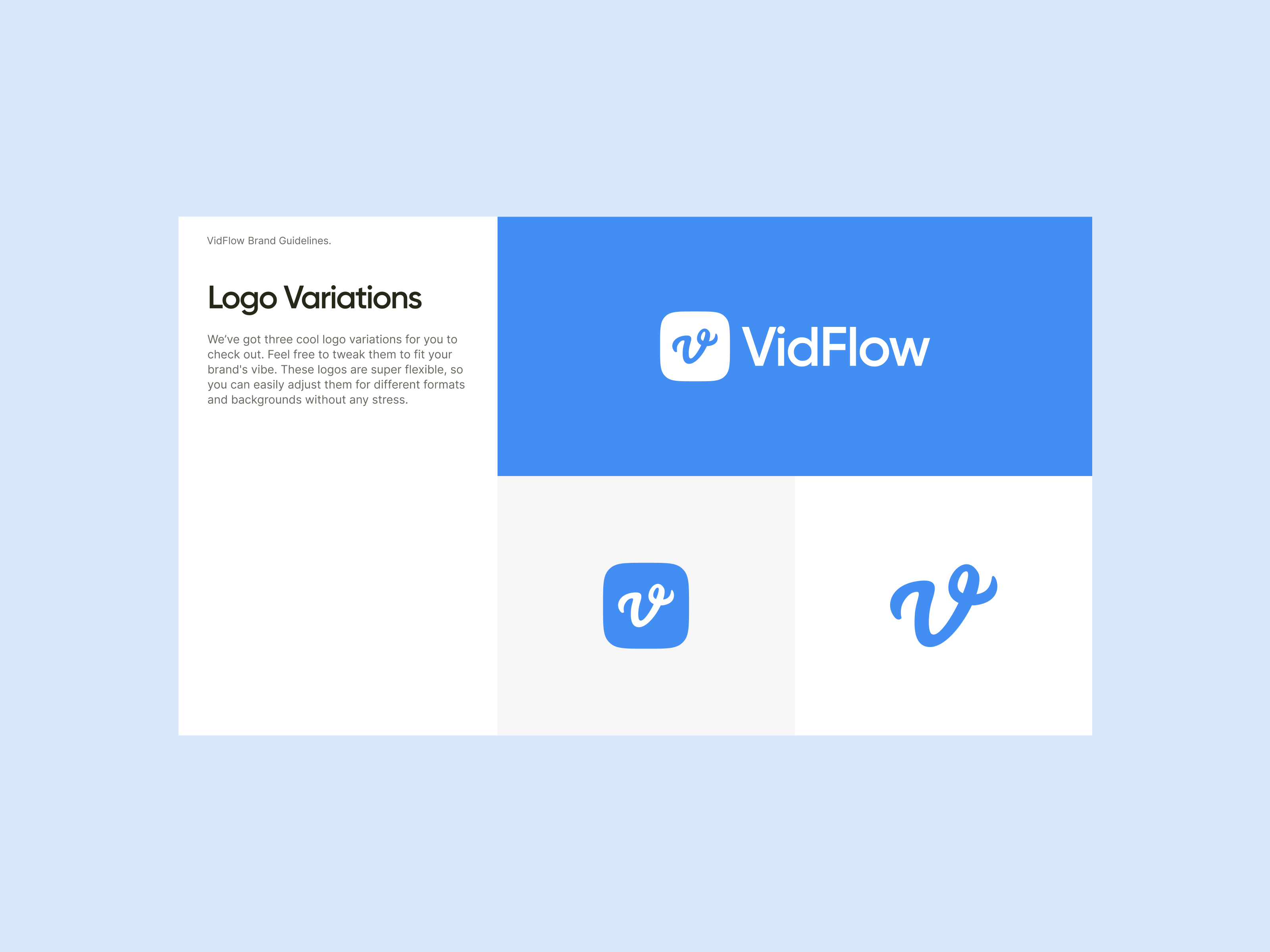 VidFlow Brand Guidelines by Gilang Bekti for Kretya Studio on Dribbble