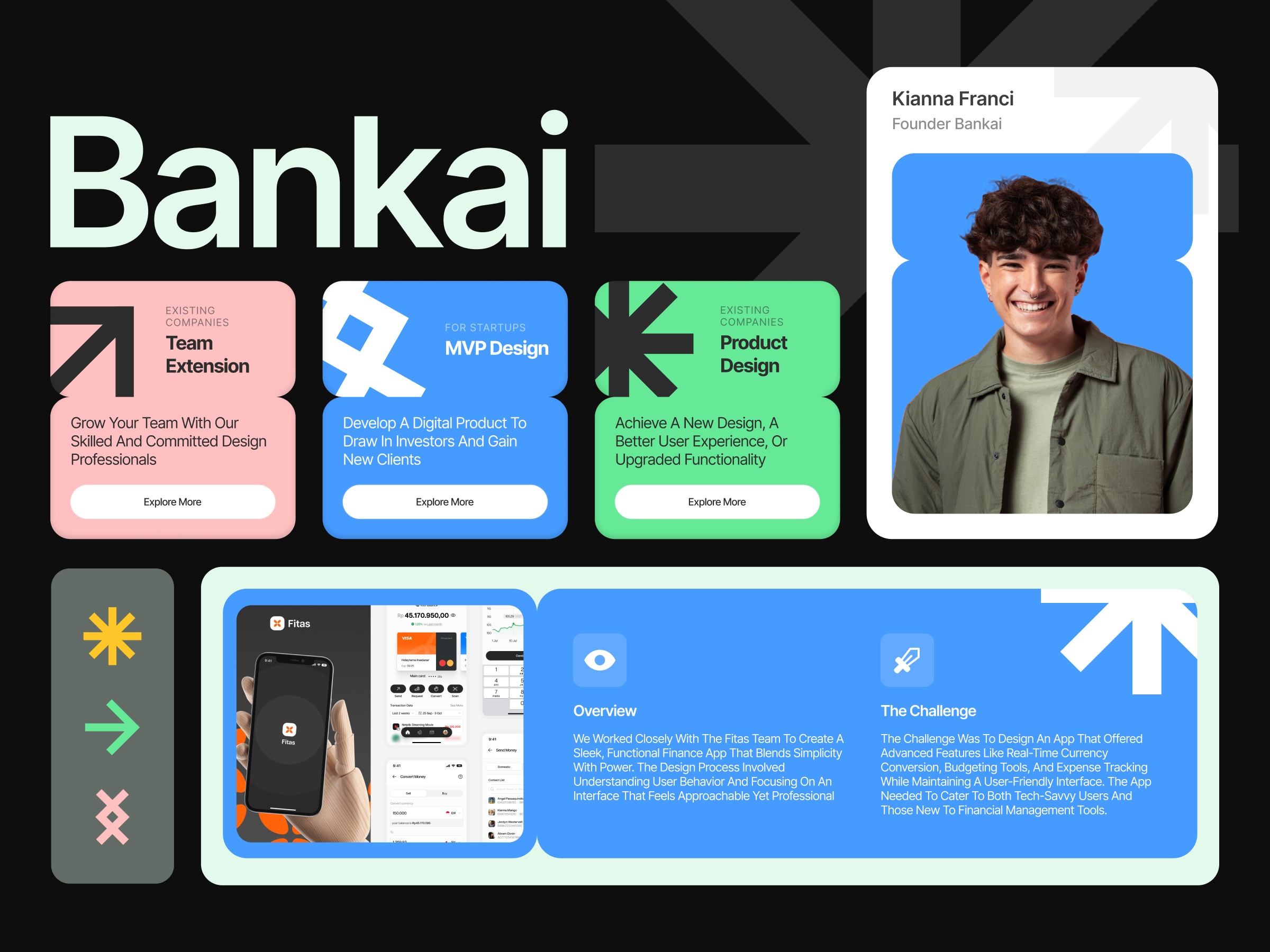 Bankai - Creative Agency Landing Page by Andri Prasetia for SLAB Design ...