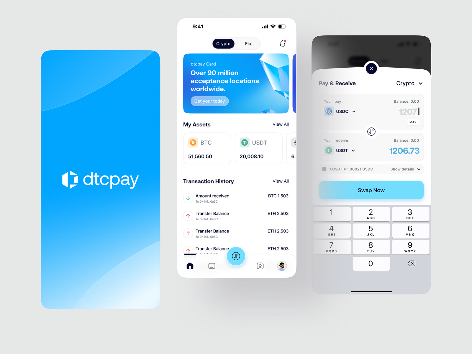 DTC Pay App by Tribhuvan Suthar on Dribbble