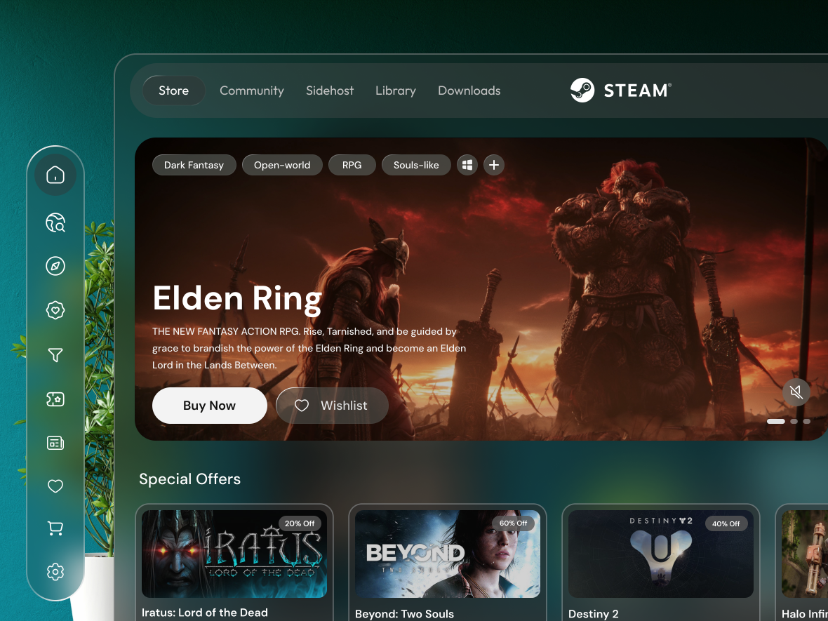 Apple Vision Pro - Steam Design by Pearl Plaha on Dribbble