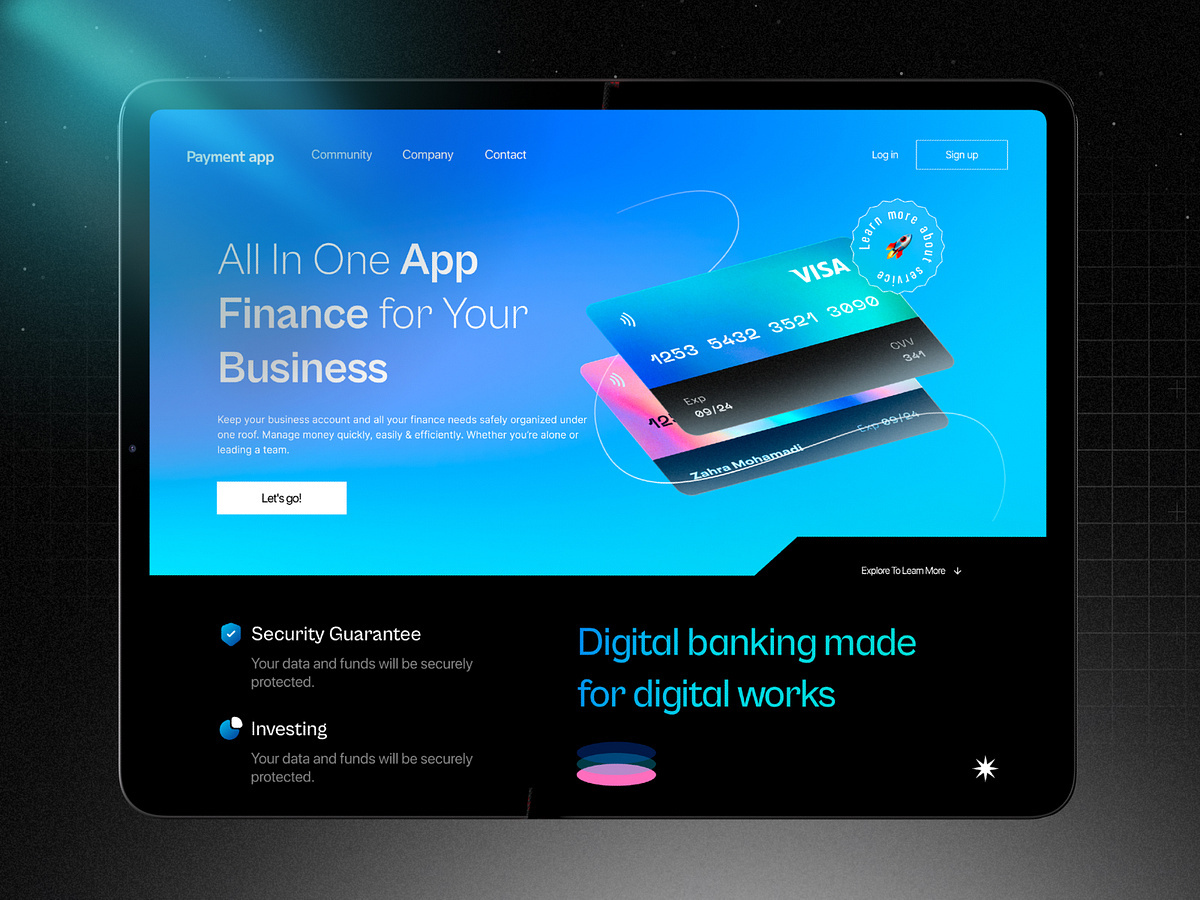photography website ui design by Roohi Koohi on Dribbble