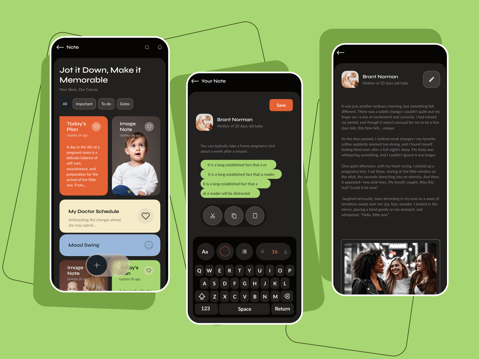iOS Note App UI Design by Design Studio: UI/UX Design Agency on Dribbble