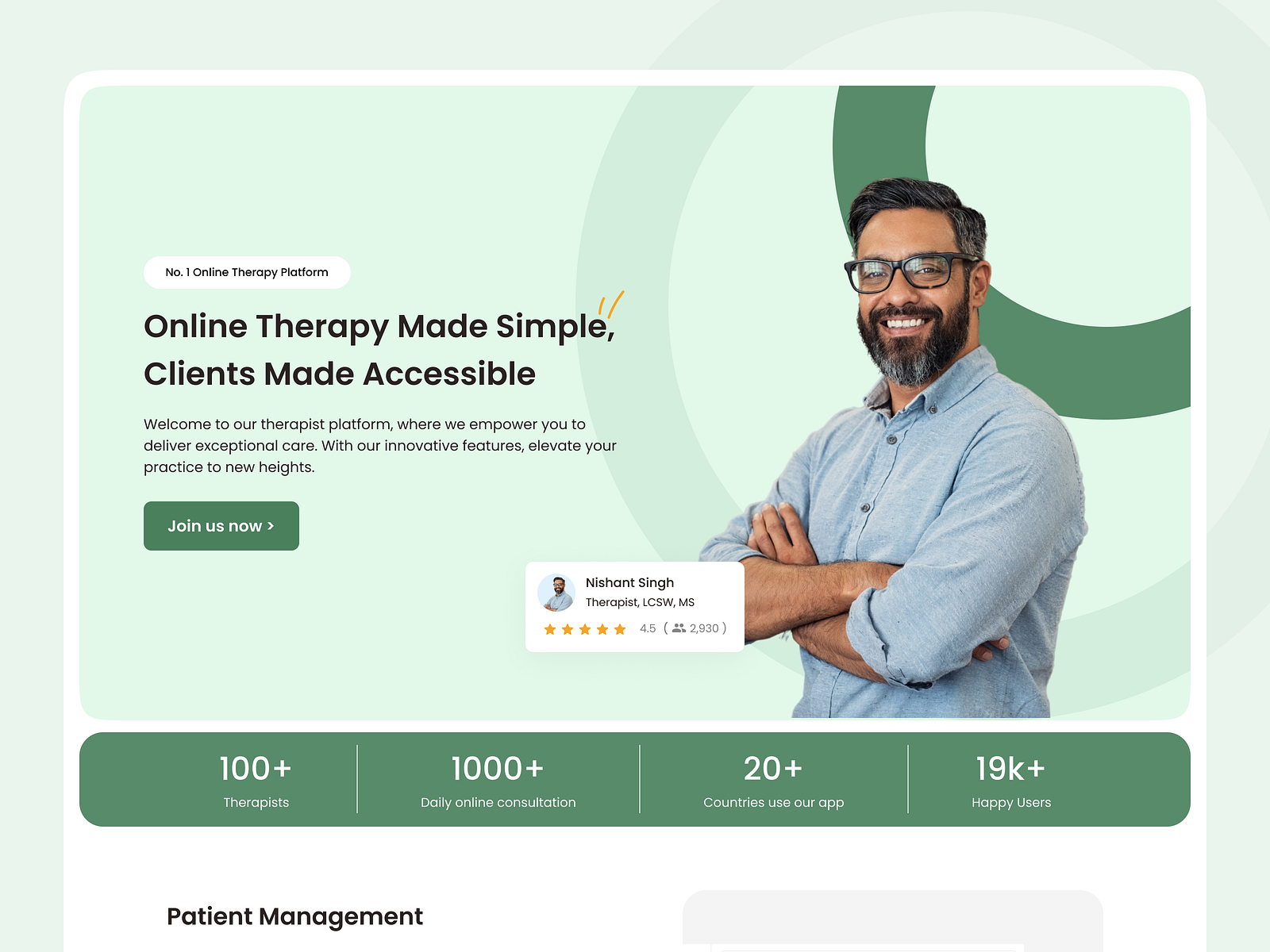 Online Therapist Platform by Anjali on Dribbble