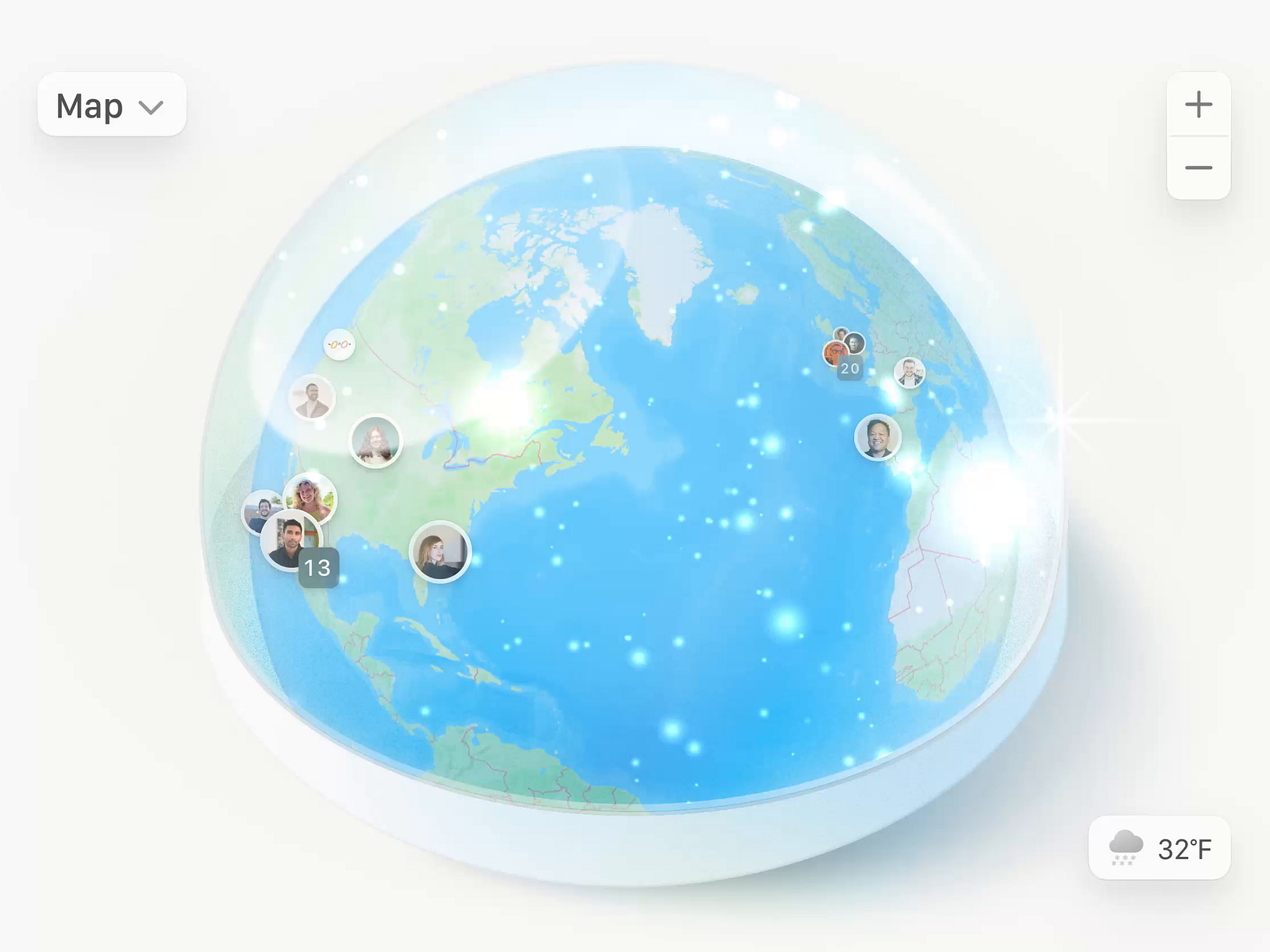 Map view visual by Arthur Lambillotte on Dribbble