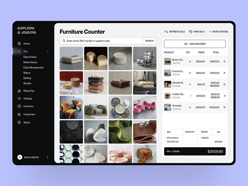 Inventory Management Platfrom by Victoria Grinevich on Dribbble