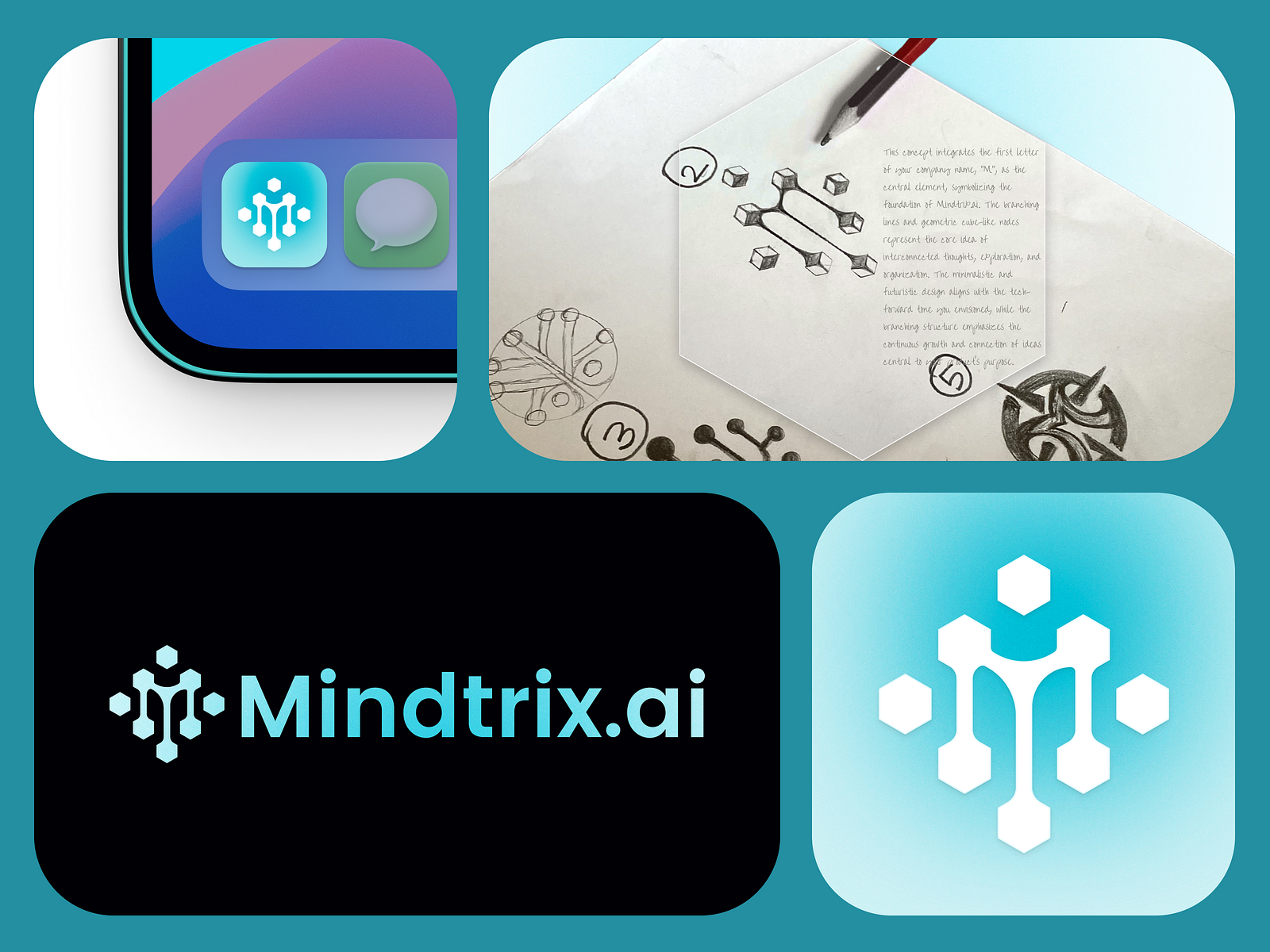 Minimalist Tech Logo for Mindtrix.ai – Research & Idea Mapping by Fahim Khan | Brand Designer on ...