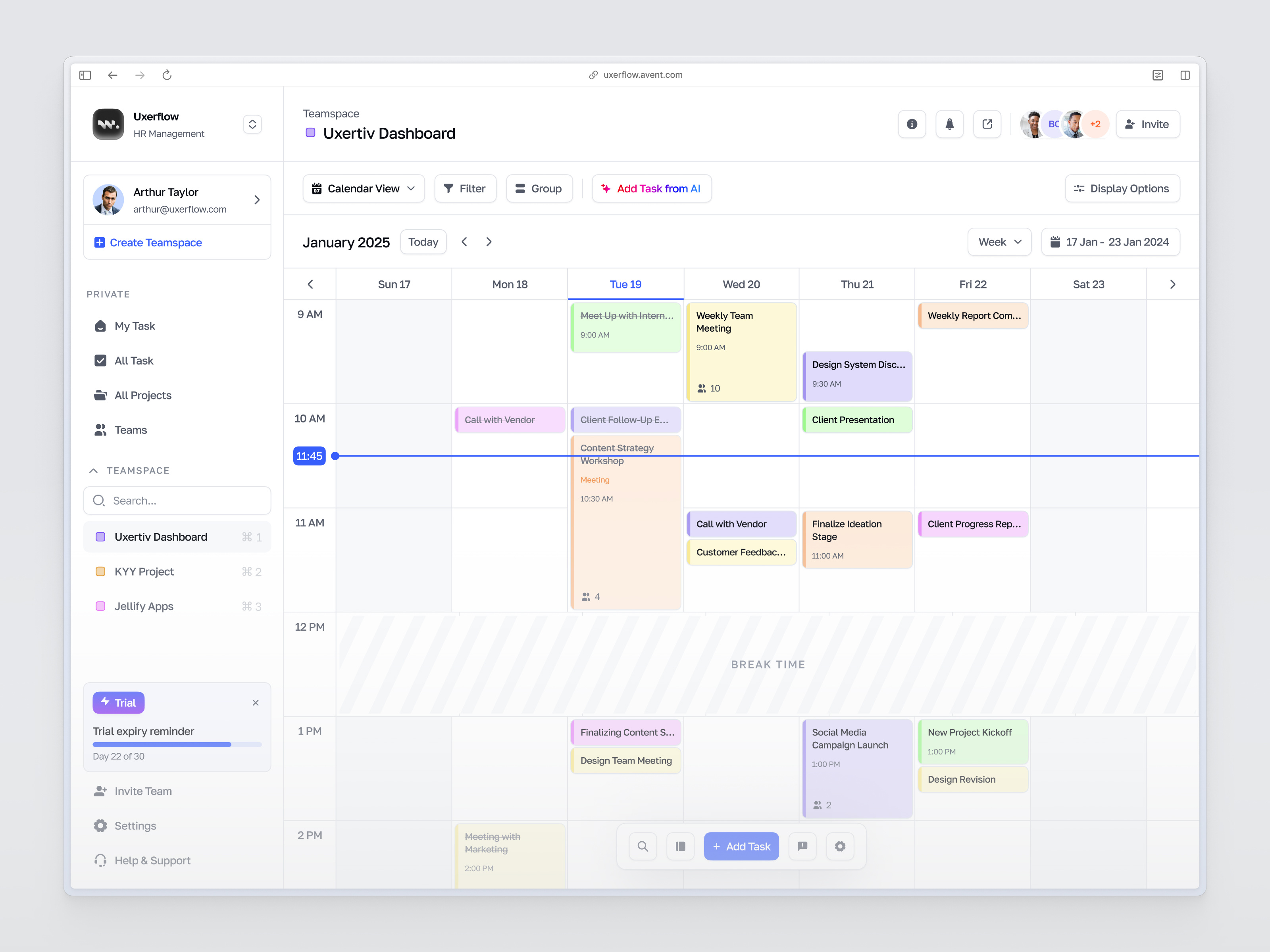 Schedio - Tasks and AI scheduling by Uxerflow UI/UX for Uxerflow on ...