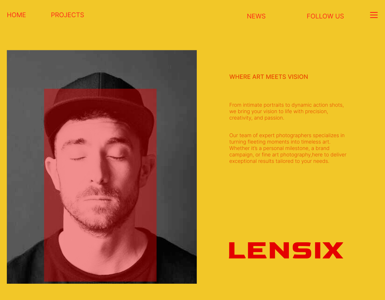 LENSIX by Parvin Guluzadeh on Dribbble