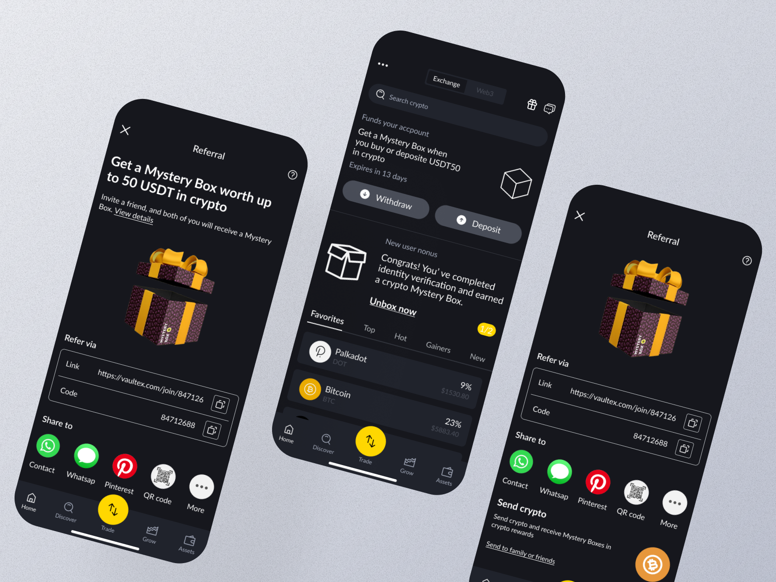 Referral Mobile App Ui by UI Ants on Dribbble