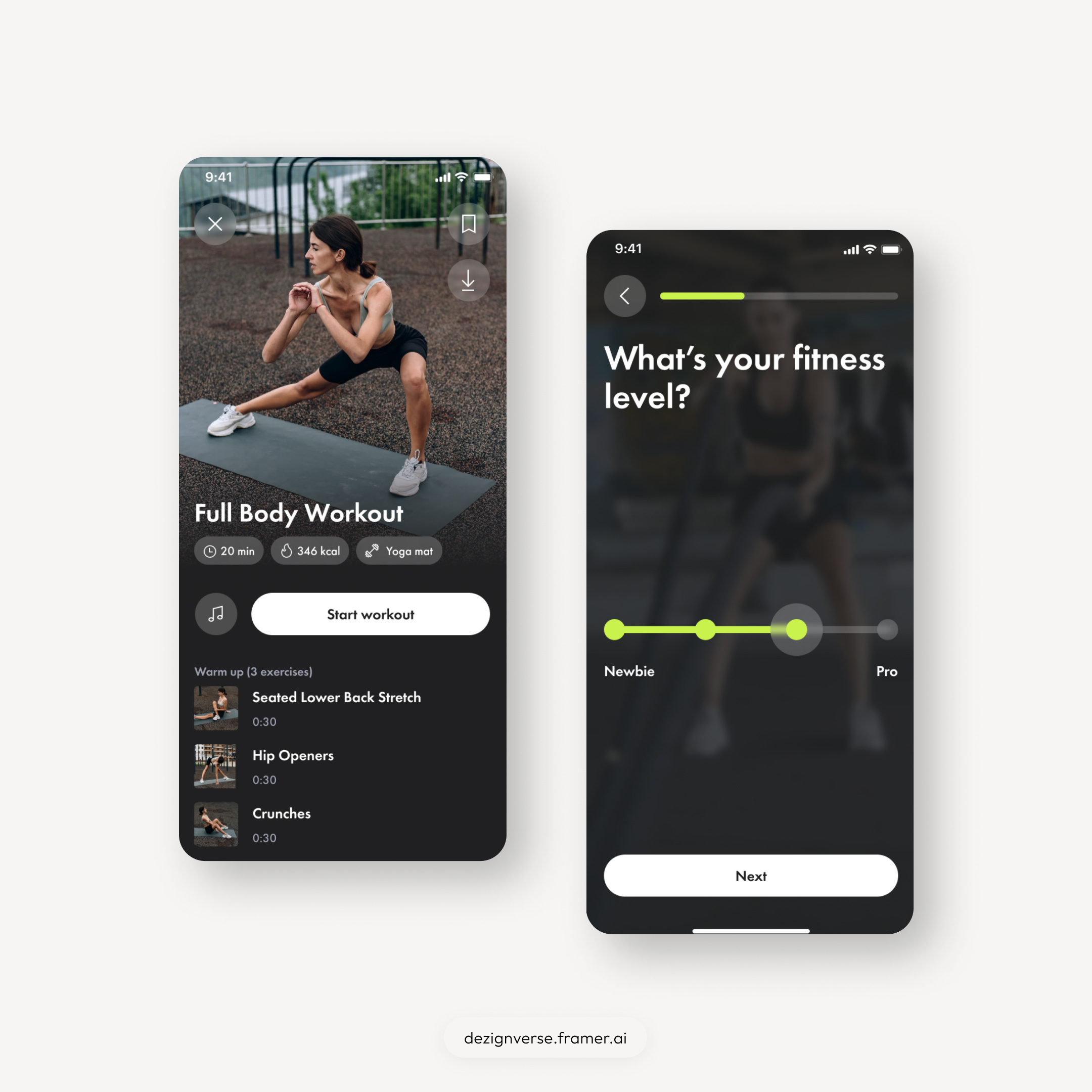 GoFIt - A Fitness Tracker App UI Design by Zakria Asim on Dribbble