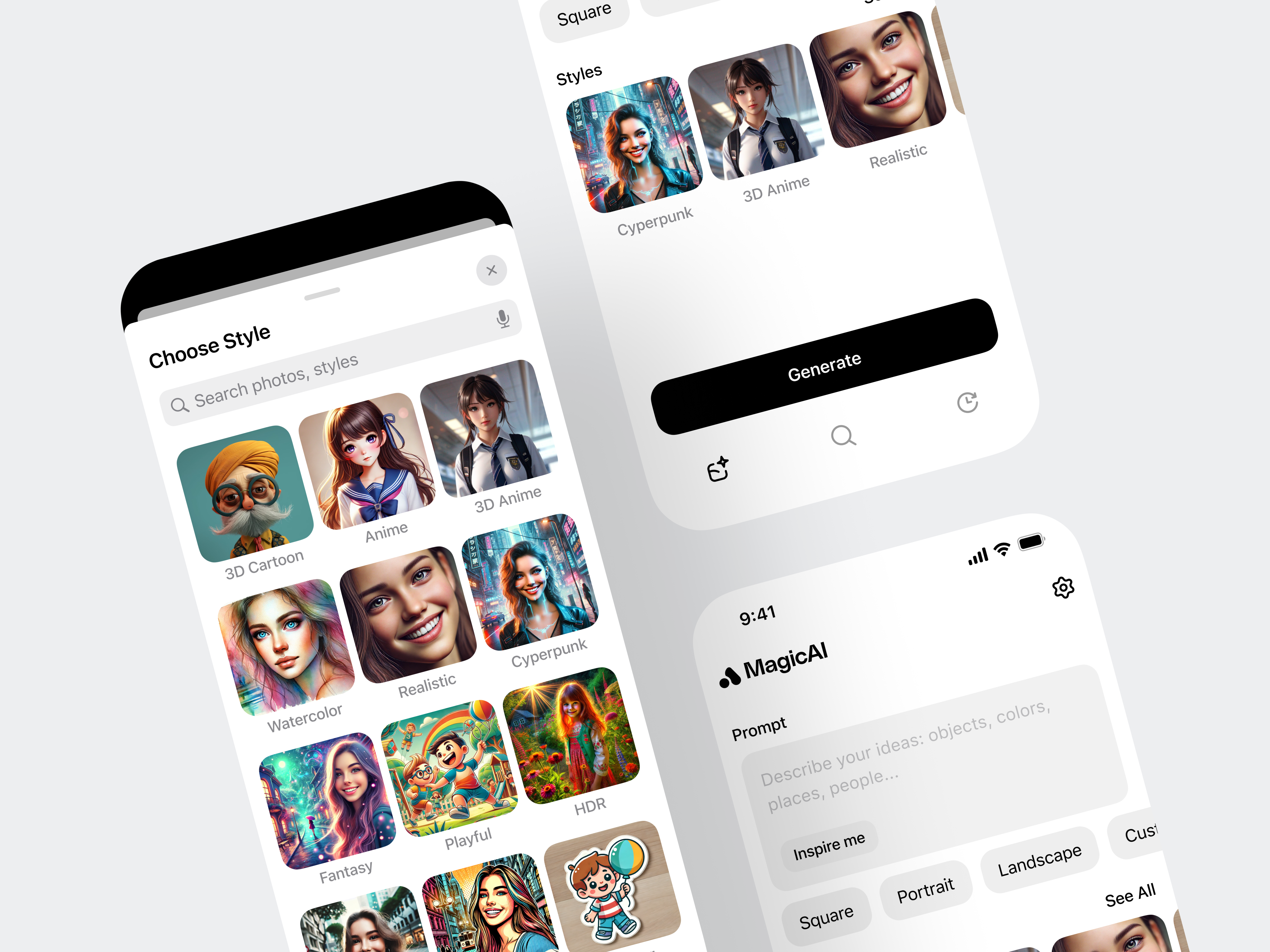 AI Image Generator | App UI Design by Sriraj Mohan on Dribbble