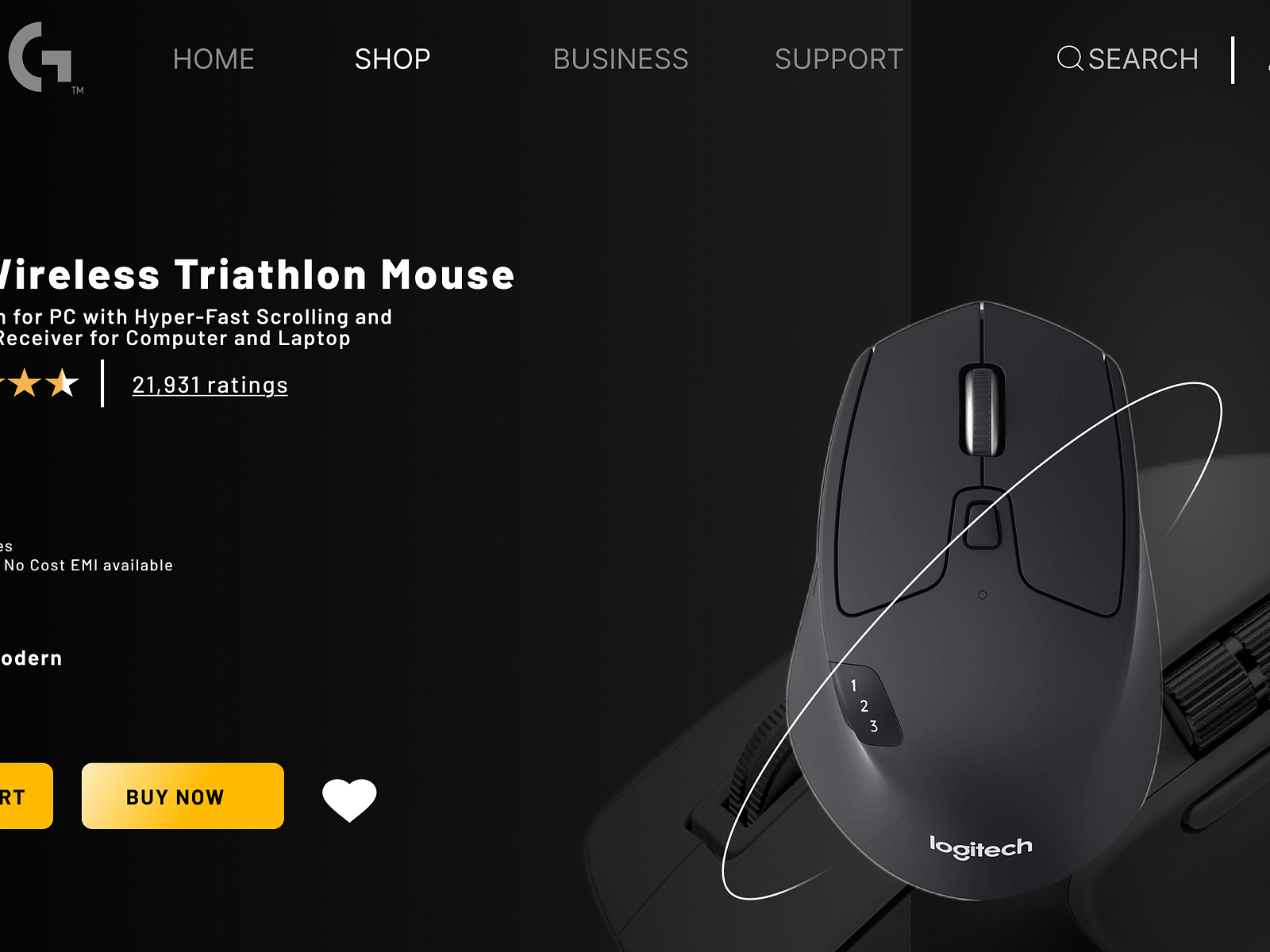 Logitech Product UI Redesign by Kirti Sharma on Dribbble