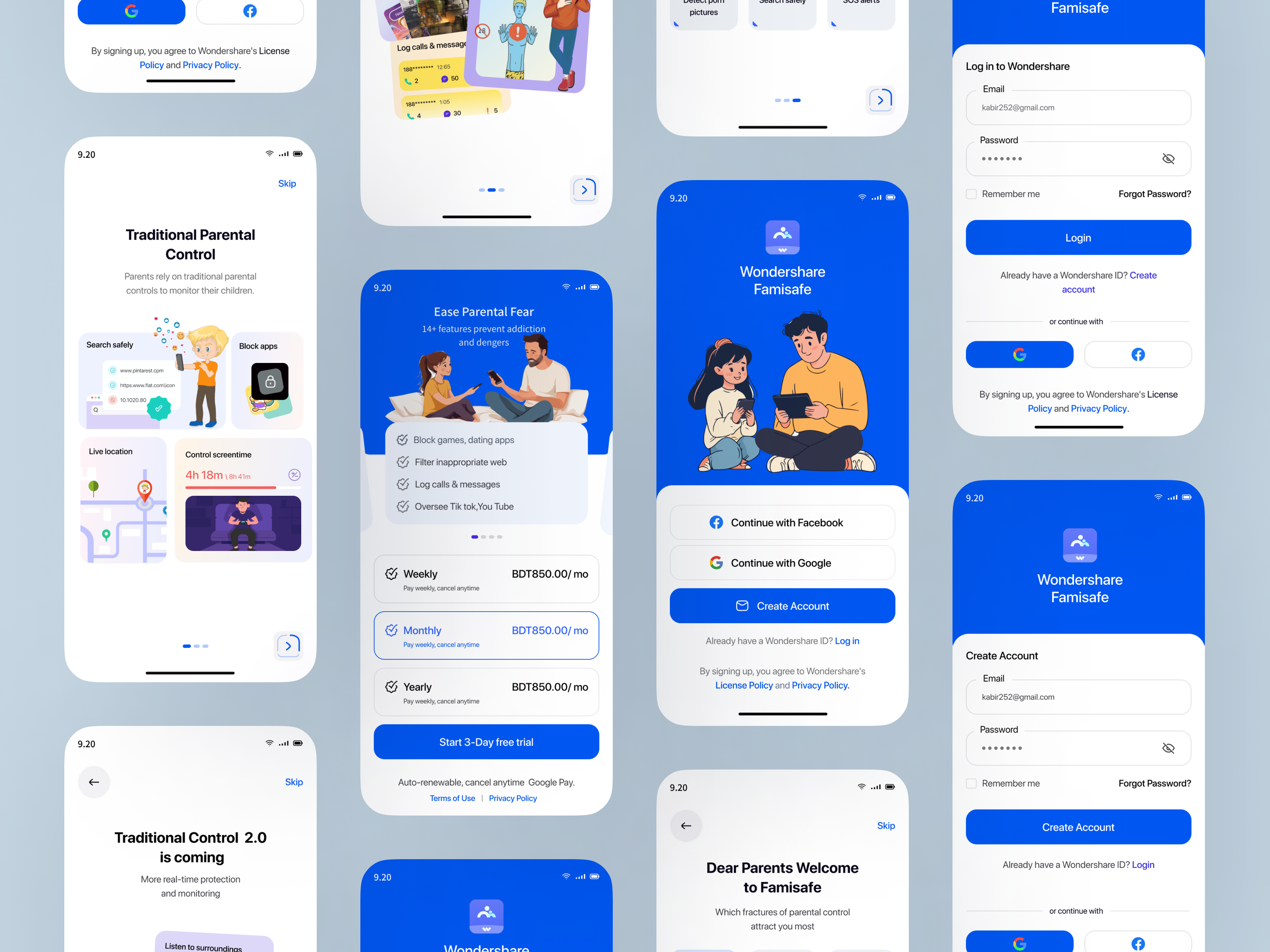 Parental Control Mobile app by Ruhul kabir on Dribbble