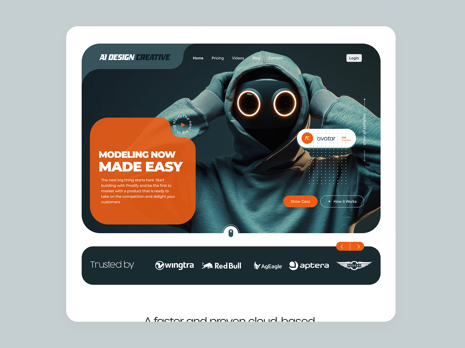Ai Generation header design by Haytham Farid on Dribbble