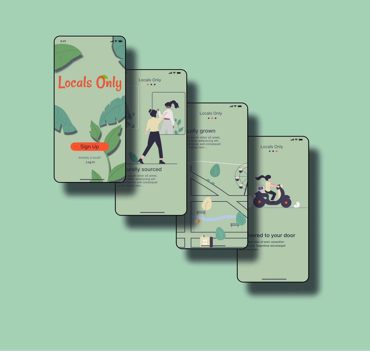 Local Only - Mobile App Design by Pixlux on Dribbble