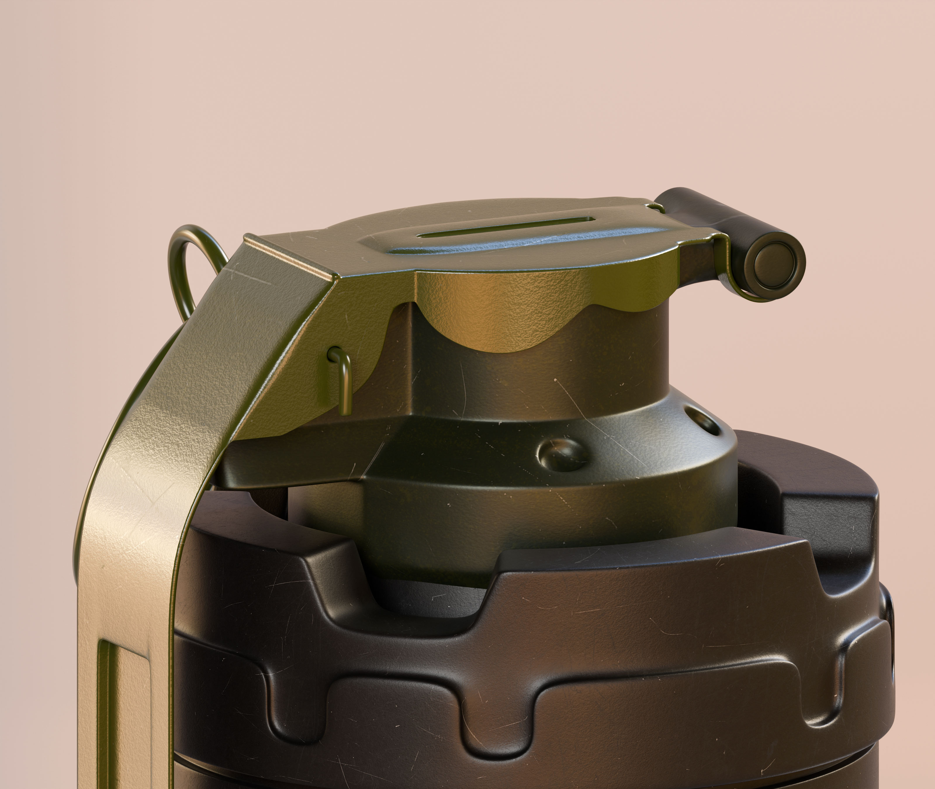 3D Illustration of Grenade by Alexander Yatsiv on Dribbble