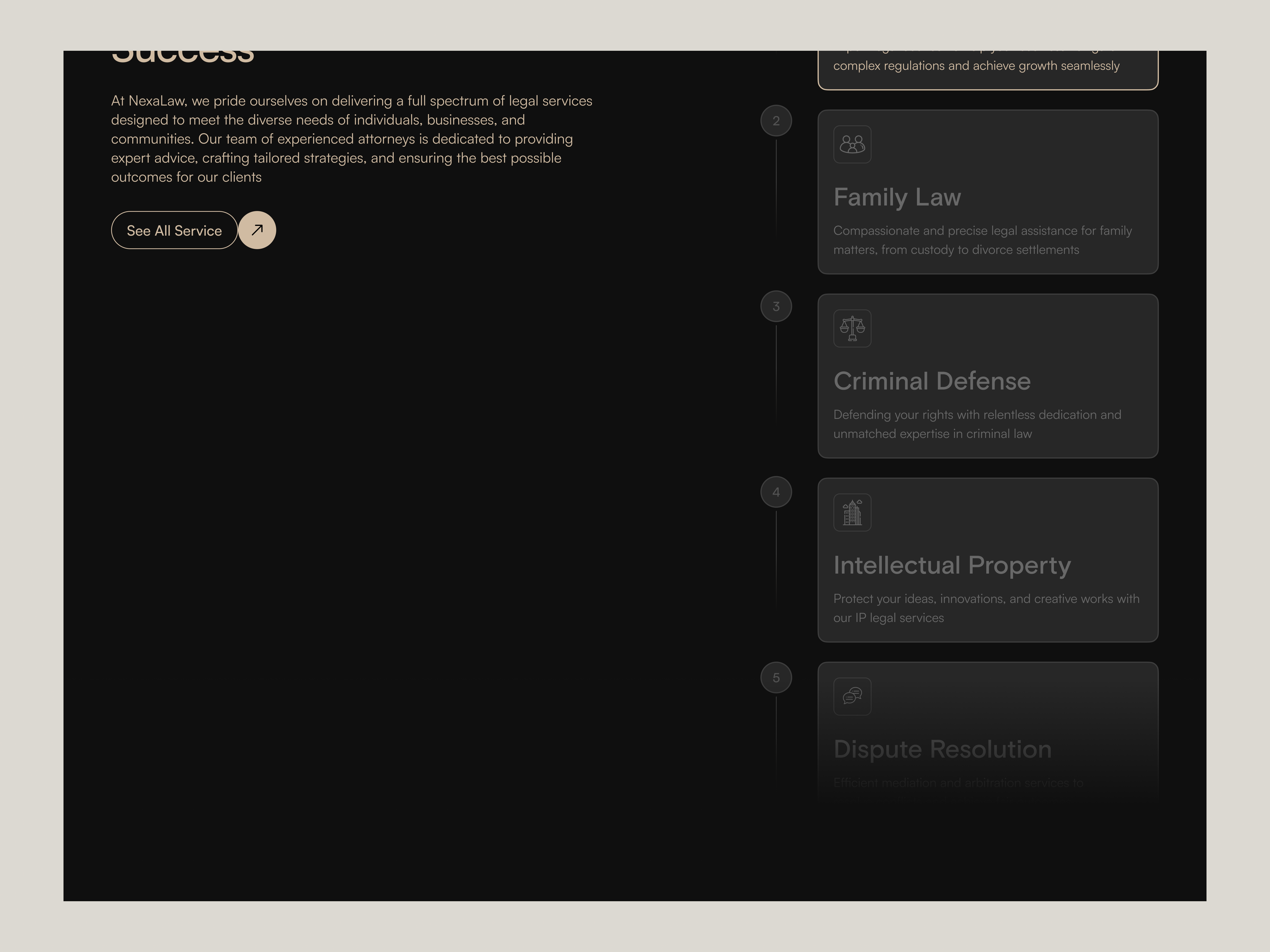 NexaLaw Legal Website Design by Orbix Studio – SaaS Dashboard Design for Orbix Studio LLC on ...