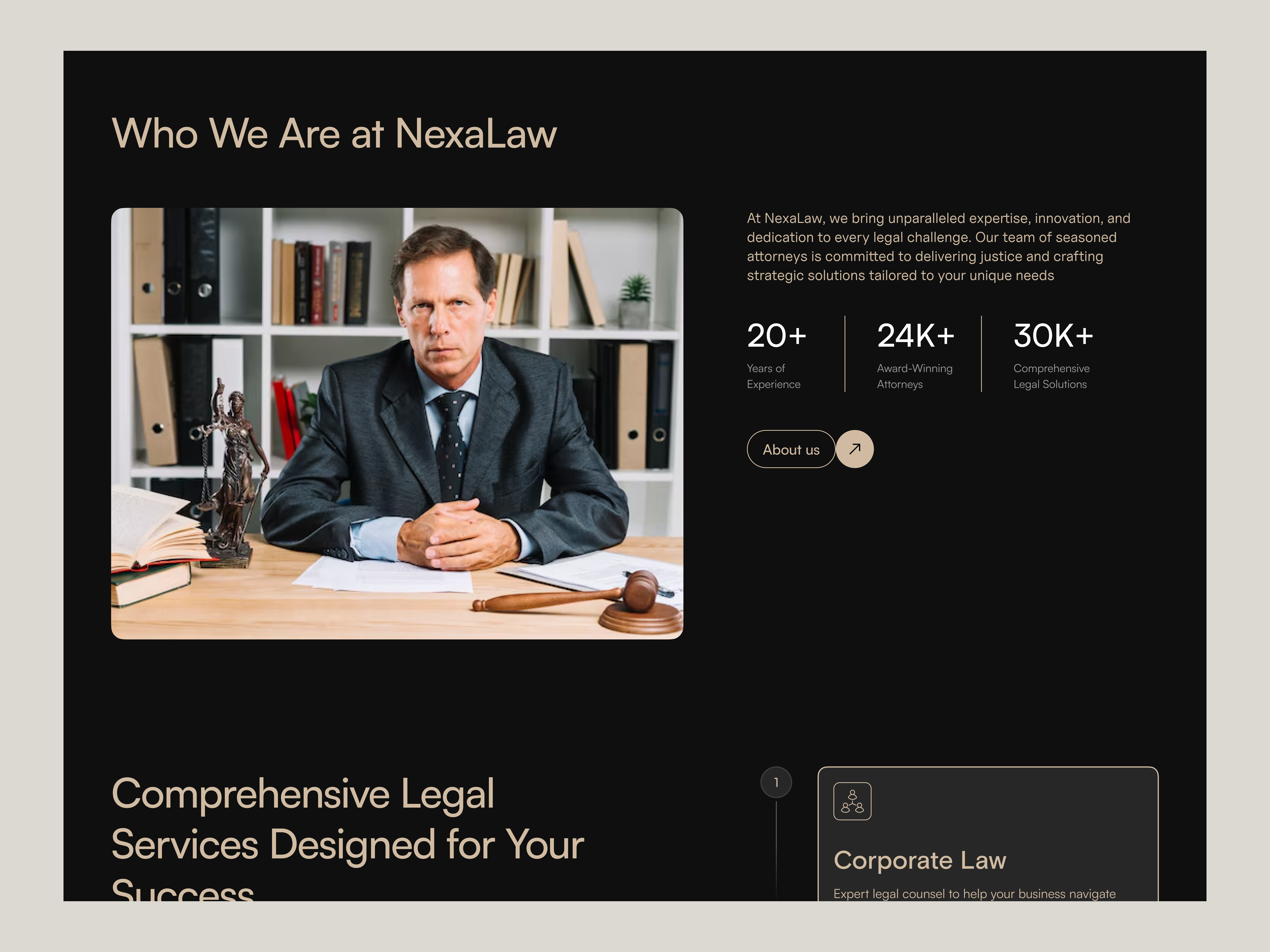NexaLaw Legal Website Design by Orbix Studio – SaaS Dashboard Design ...