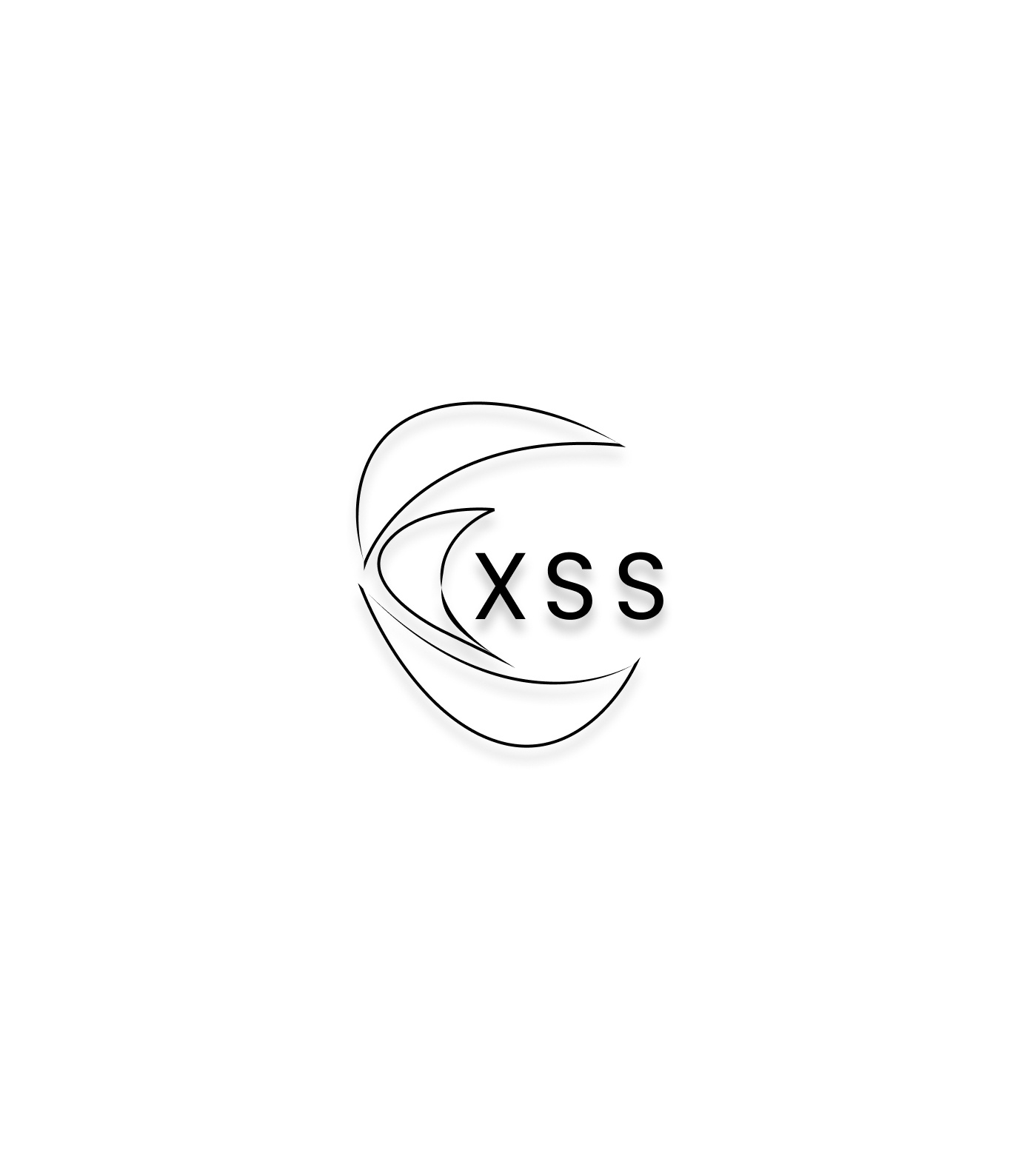Logo for comapany called XSS by Kathit Patel on Dribbble