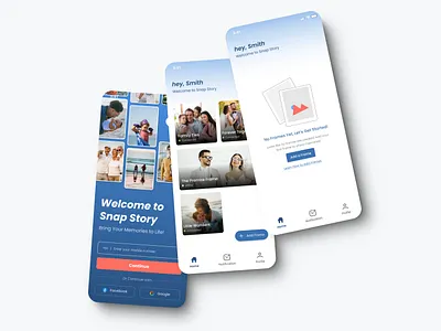 Photos Screen Mobile UI designs, themes, templates and downloadable ...
