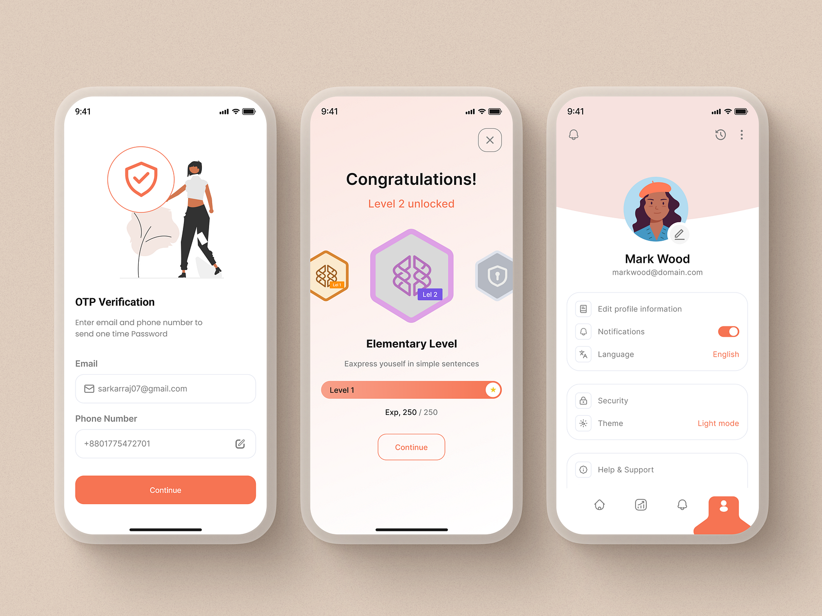 Brain Training App by Koushik Sarkar on Dribbble
