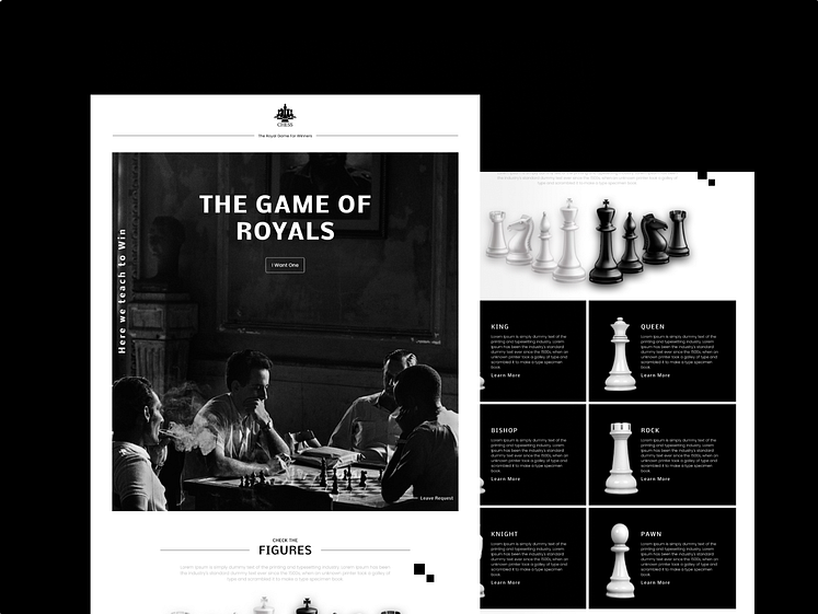 ChessMaster Landing Page Design by Keon Agency on Dribbble