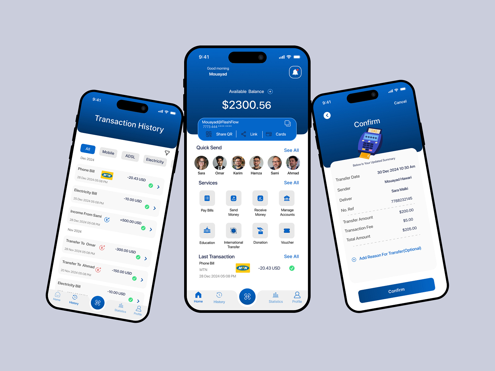 flashcash- Financial & Digital Wallet App by Mouayad Hawari on Dribbble