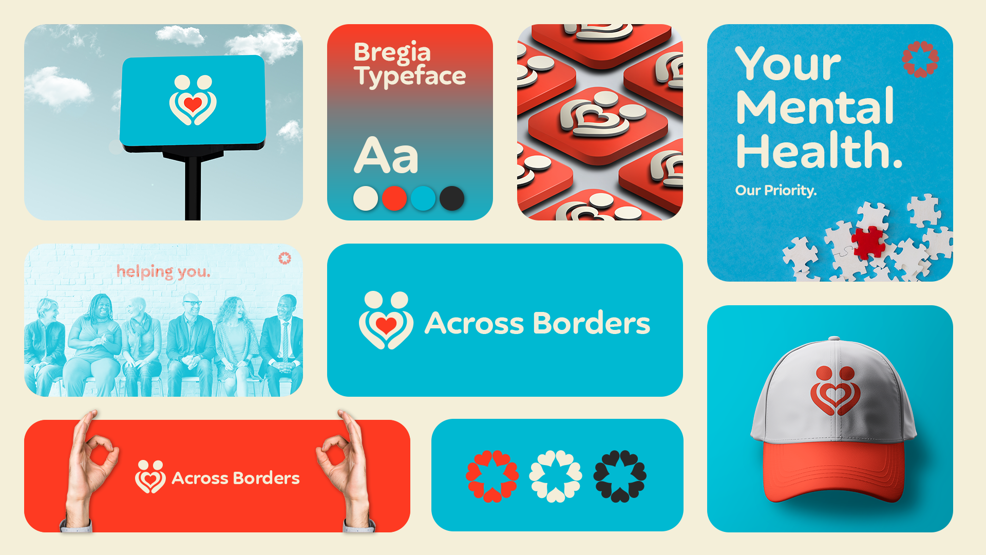 Across Borders Visual Identity by Eben Vorster on Dribbble