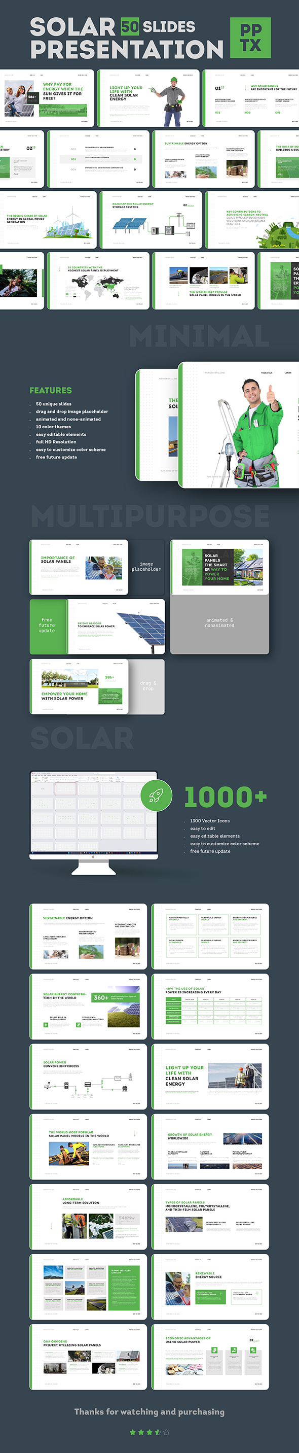 Solar Google Slides Template designs, themes, templates and ...