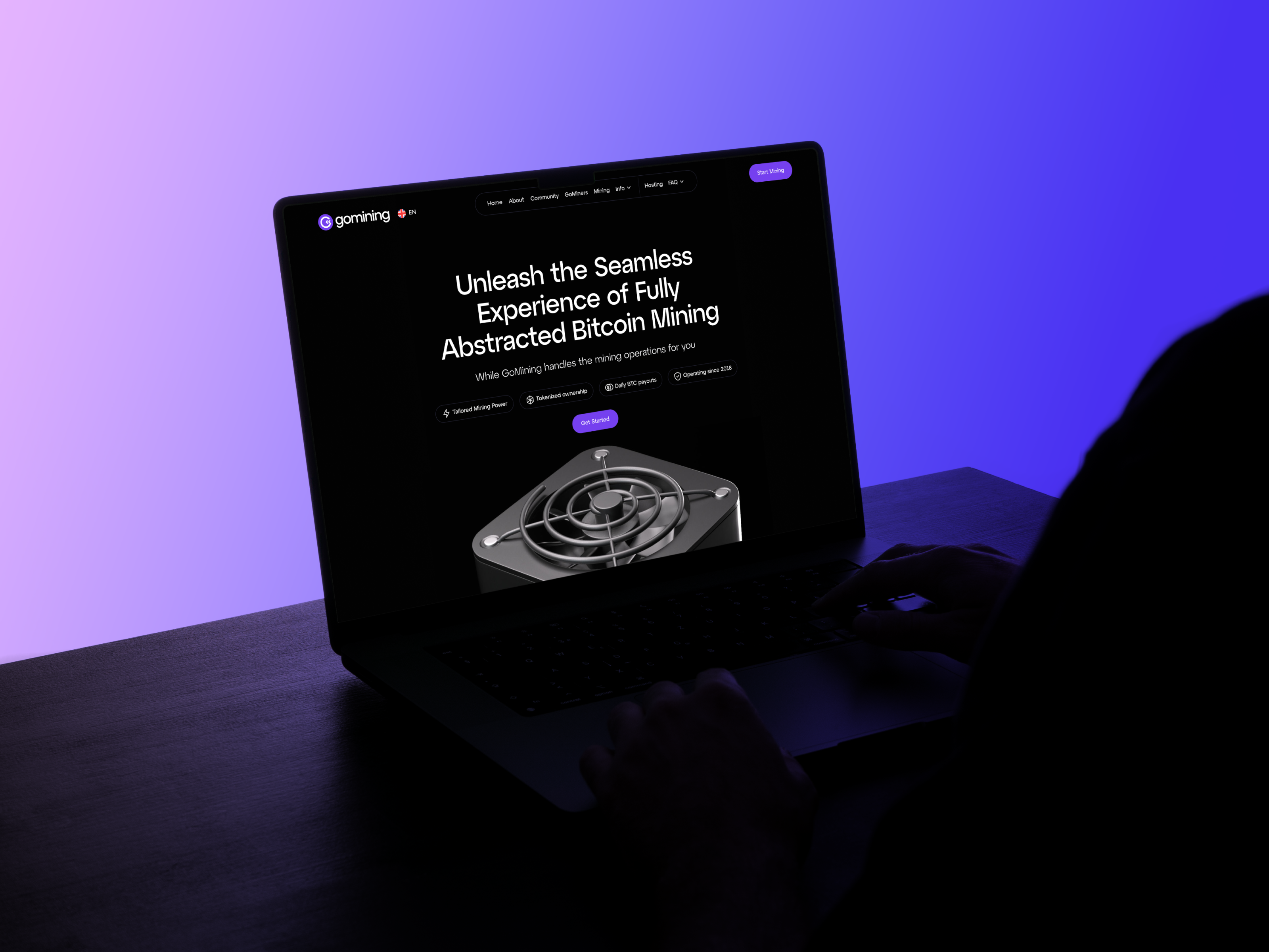 Go Mining. Promo site. by make it wow on Dribbble